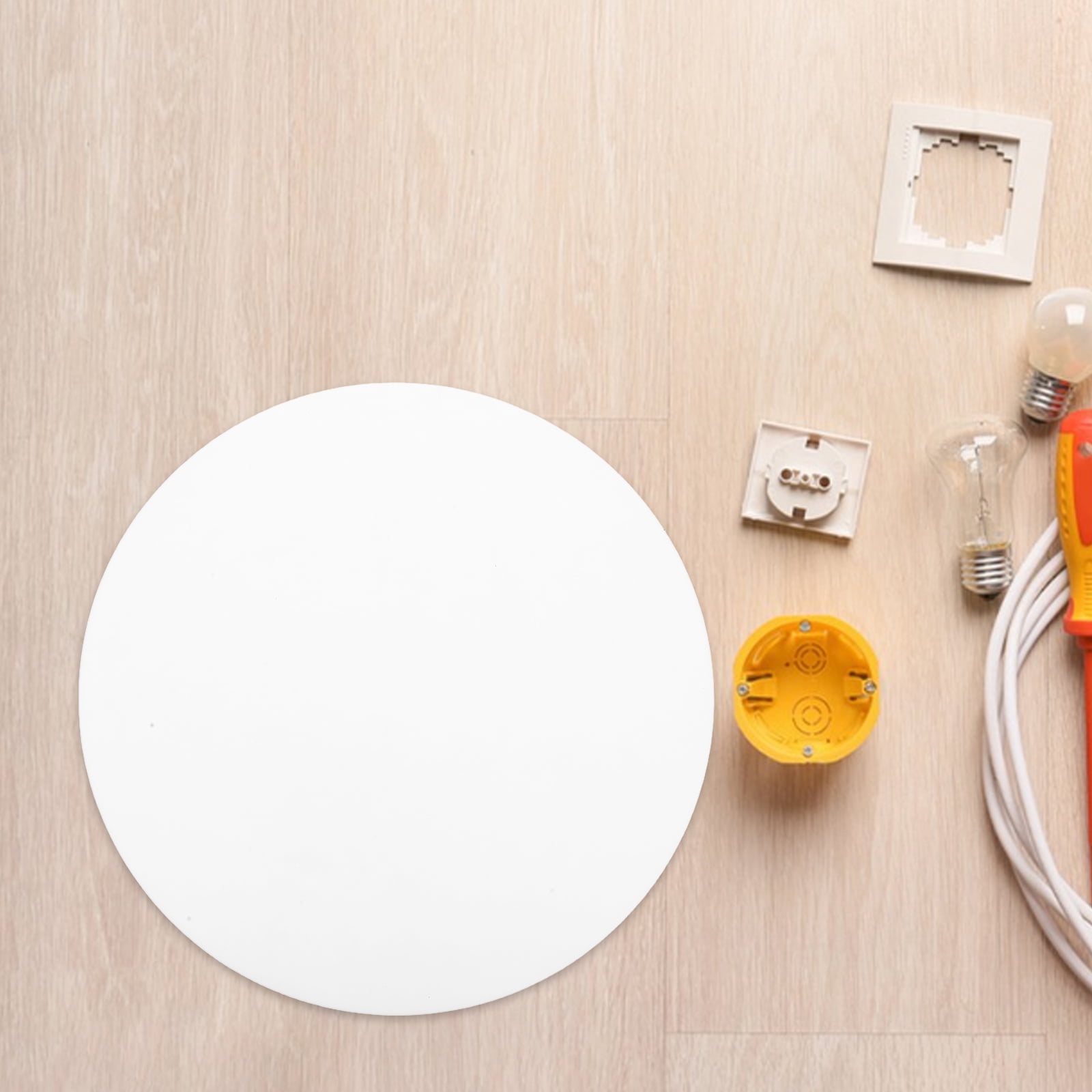 GOOHOCHY Round Acrylic Light Cover for Ceiling Lamps Frosted Light ...