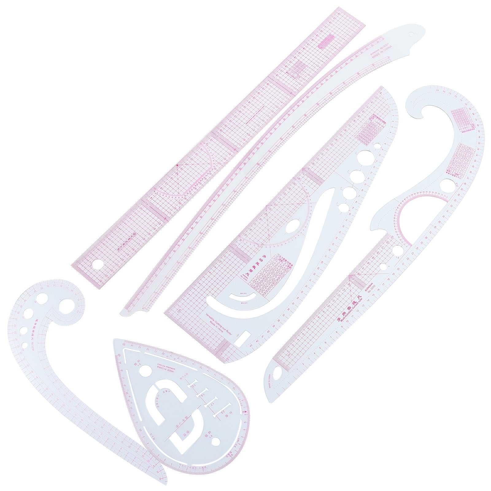 GOOHOCHY Ruler Dressmaking Sewing Gauge Clothing Measurement Tool ...