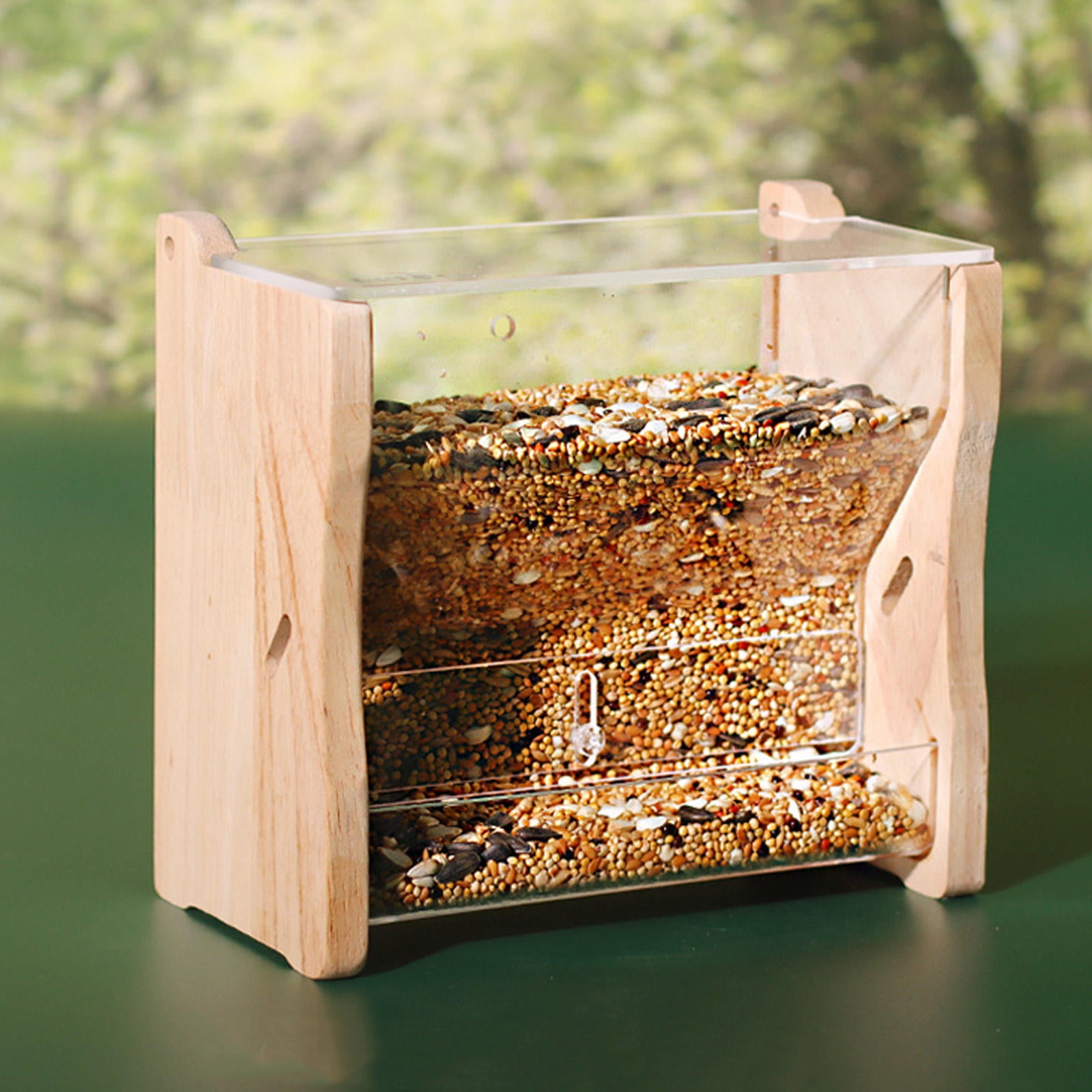 GOOHOCHY Rutin Chicken Automatic Feeder Poultry Feeders Feeding Trough ...