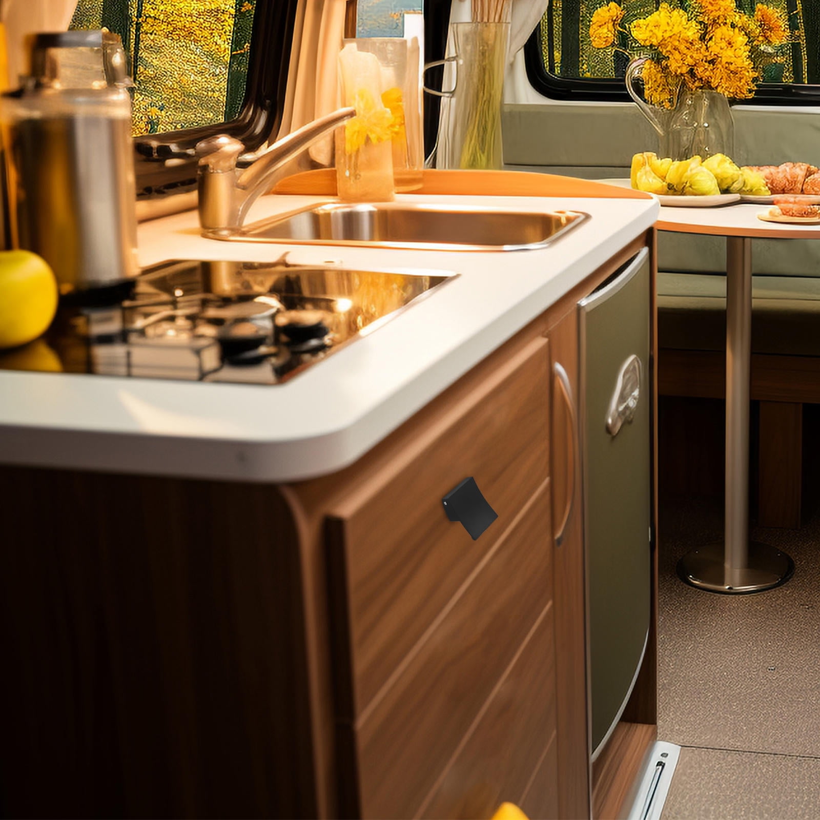 GOOHOCHY Rv Cabinet Door Latch Drawer Locks Boat Camper Locks Safety ...