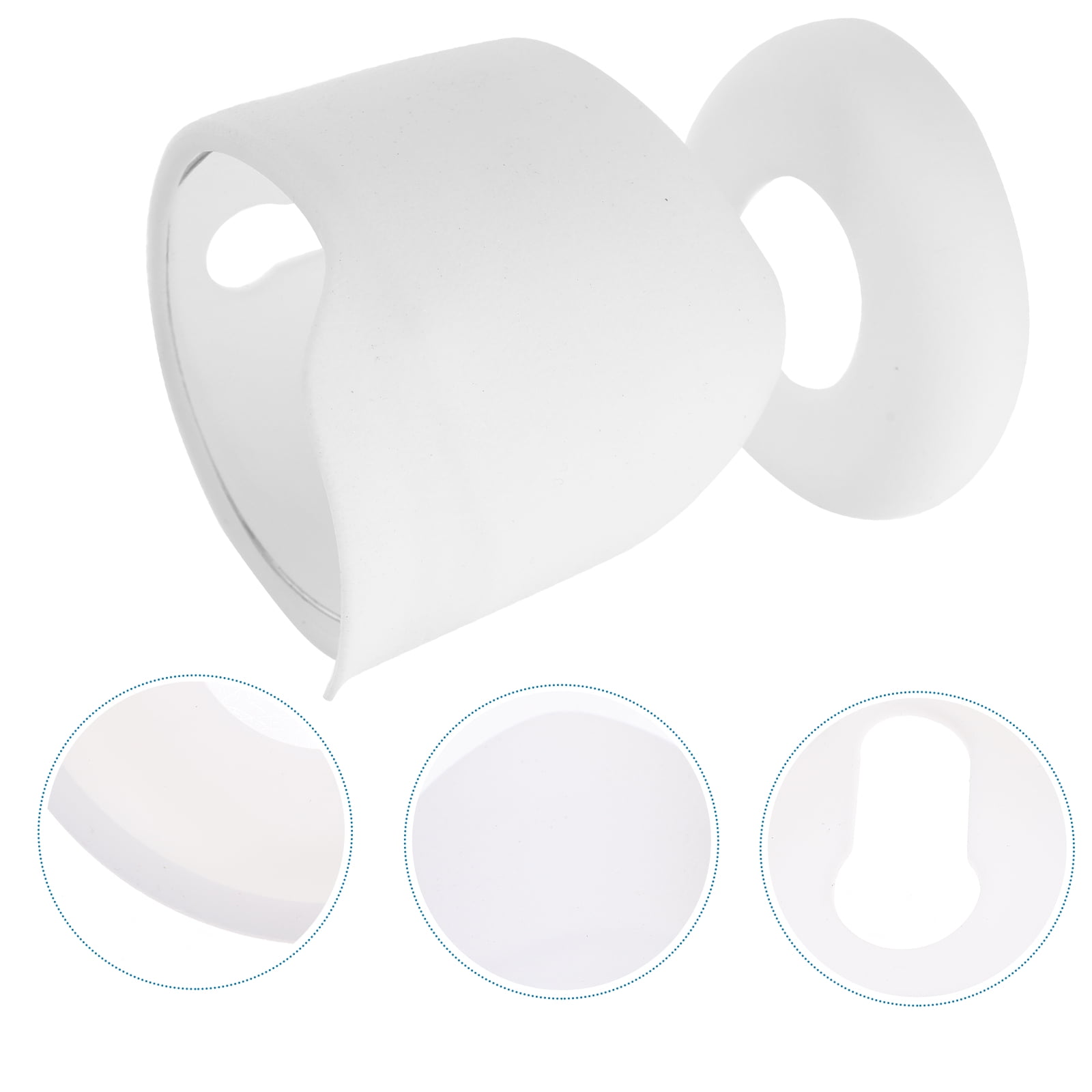 GOOHOCHY Security Camera Protective Cover in White Made of Silicone for ...