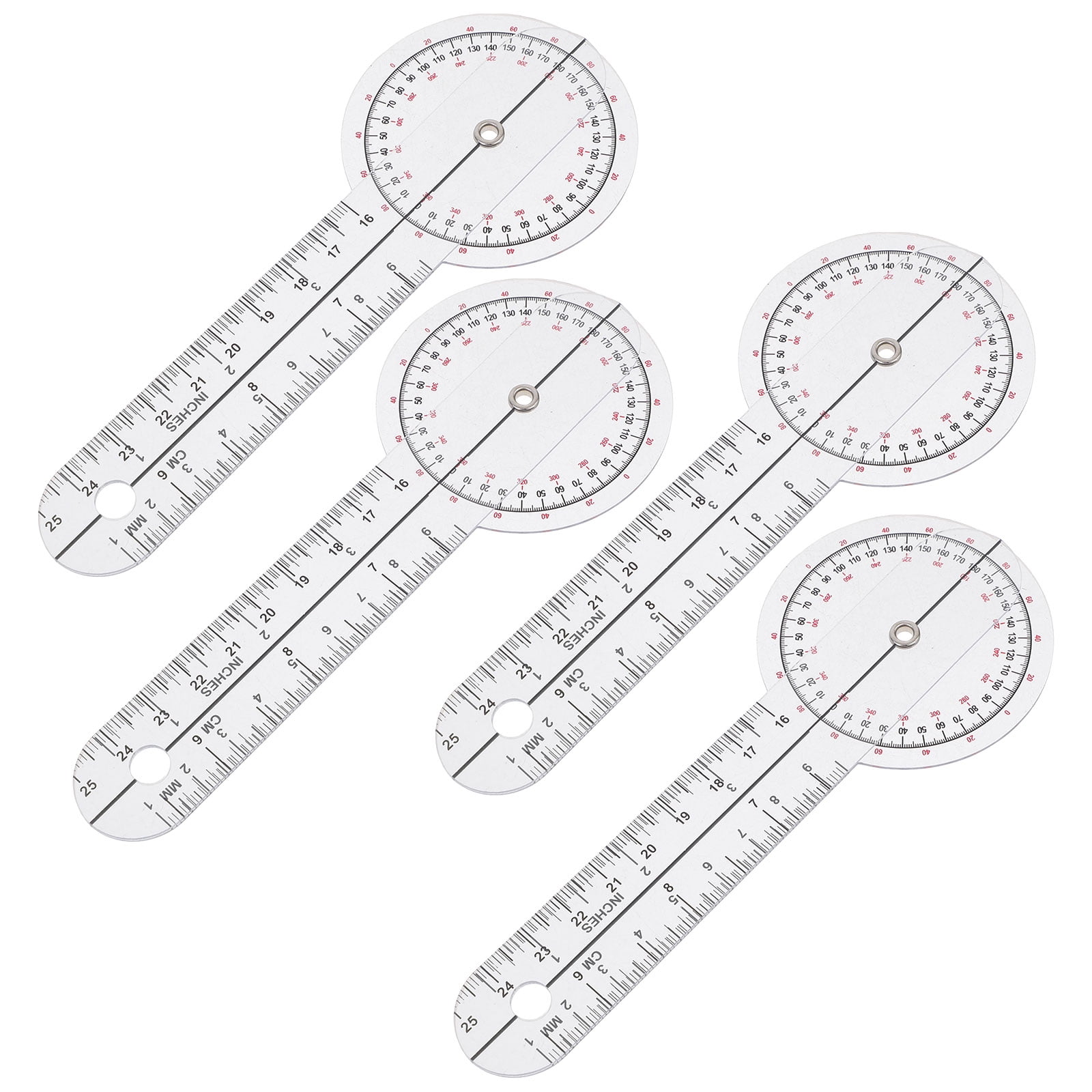 GOOHOCHY Semicircular Goniometer 6 Inch Protractor Transparent ...
