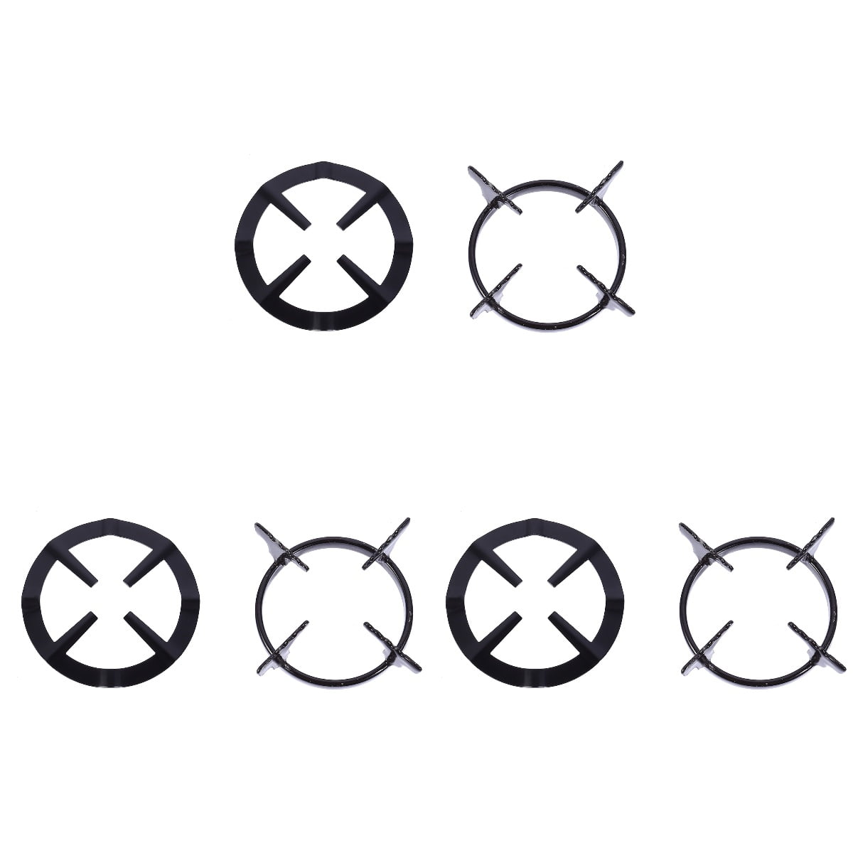 GOOHOCHY Set of 3 Cooking Wok Ring Gas Stove Bracket Support Pot Stand ...