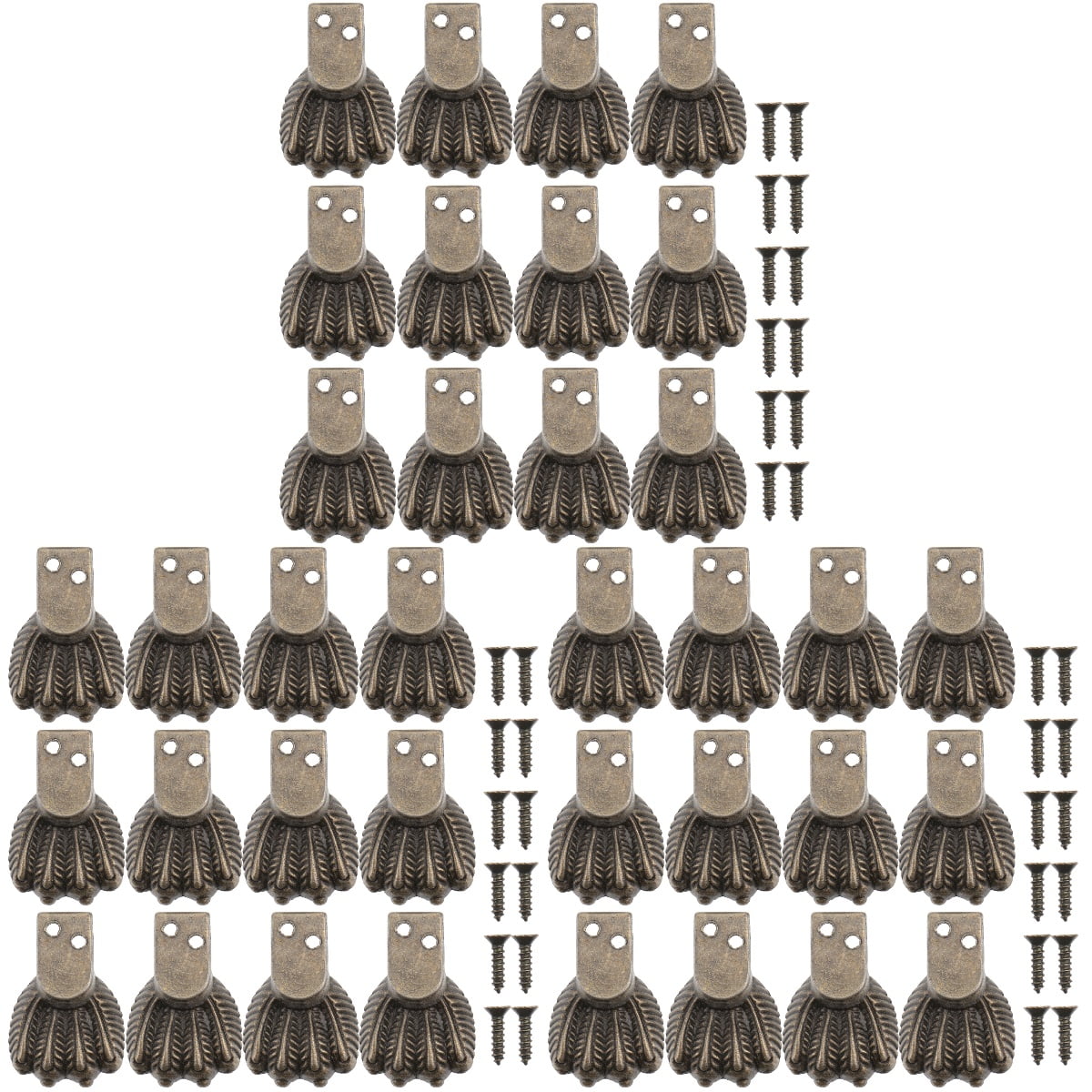 GOOHOCHY Set of 3 Furniture Foot Covers Table Leg Retro Couch Miss ...