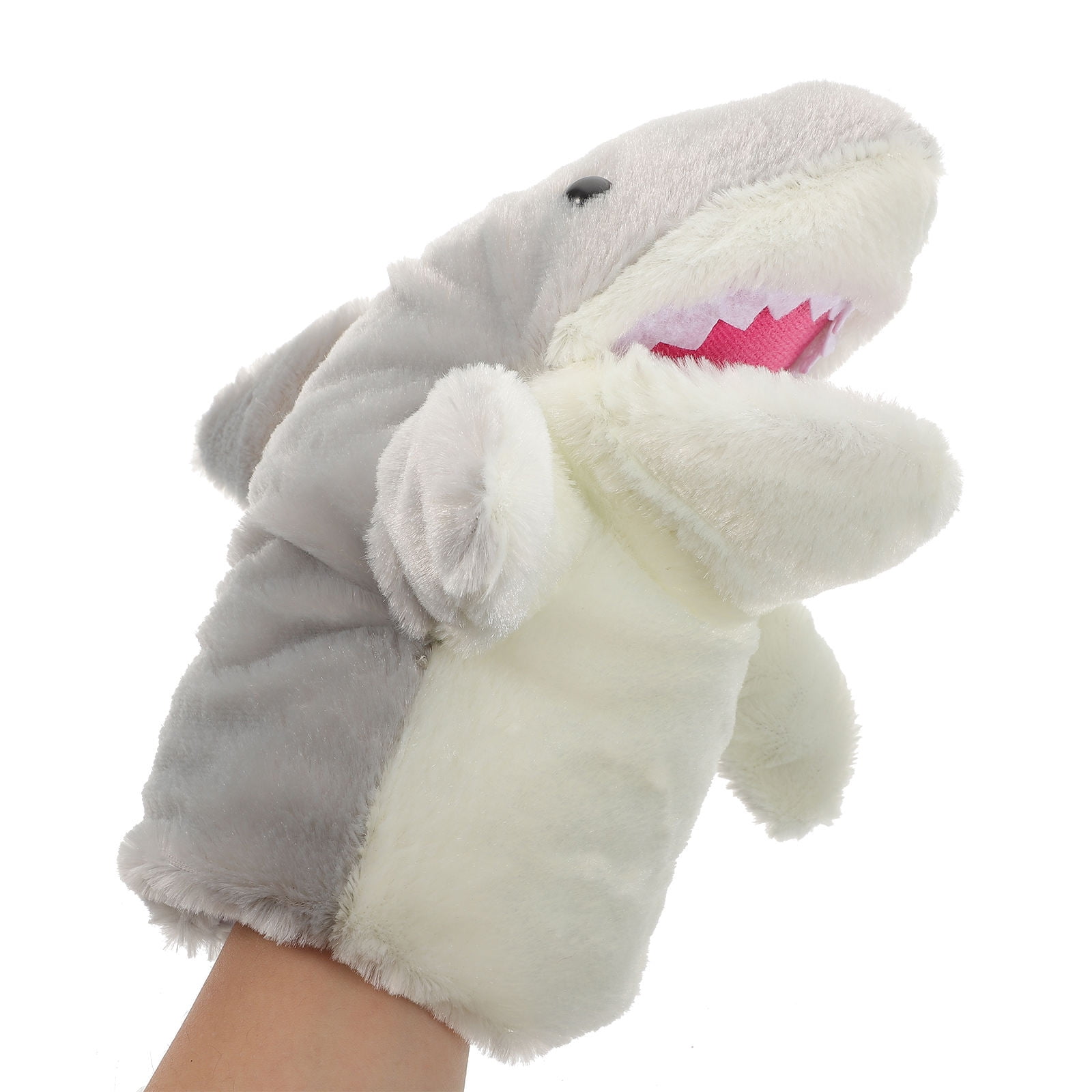 GOOHOCHY Shark Hand Puppet Funny Plush Hand Puppet Toy Lovely Cartoon ...