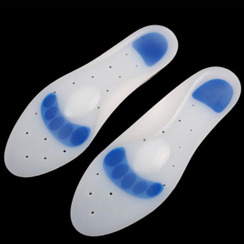 GOOHOCHY Silicone Insoles with Arch Support and Heel Cushioning for ...