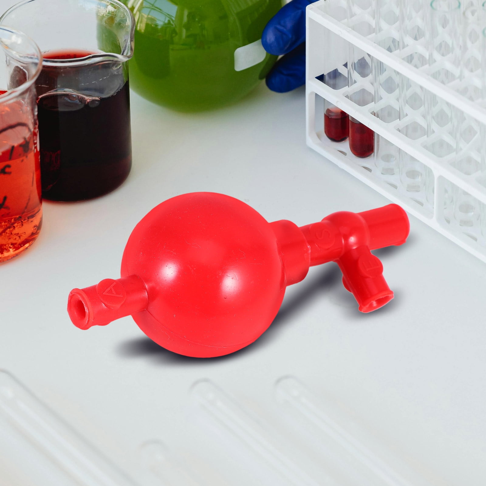 GOOHOCHY Silicone Lab Pipette Filler with Valves Silicone Pipette ...