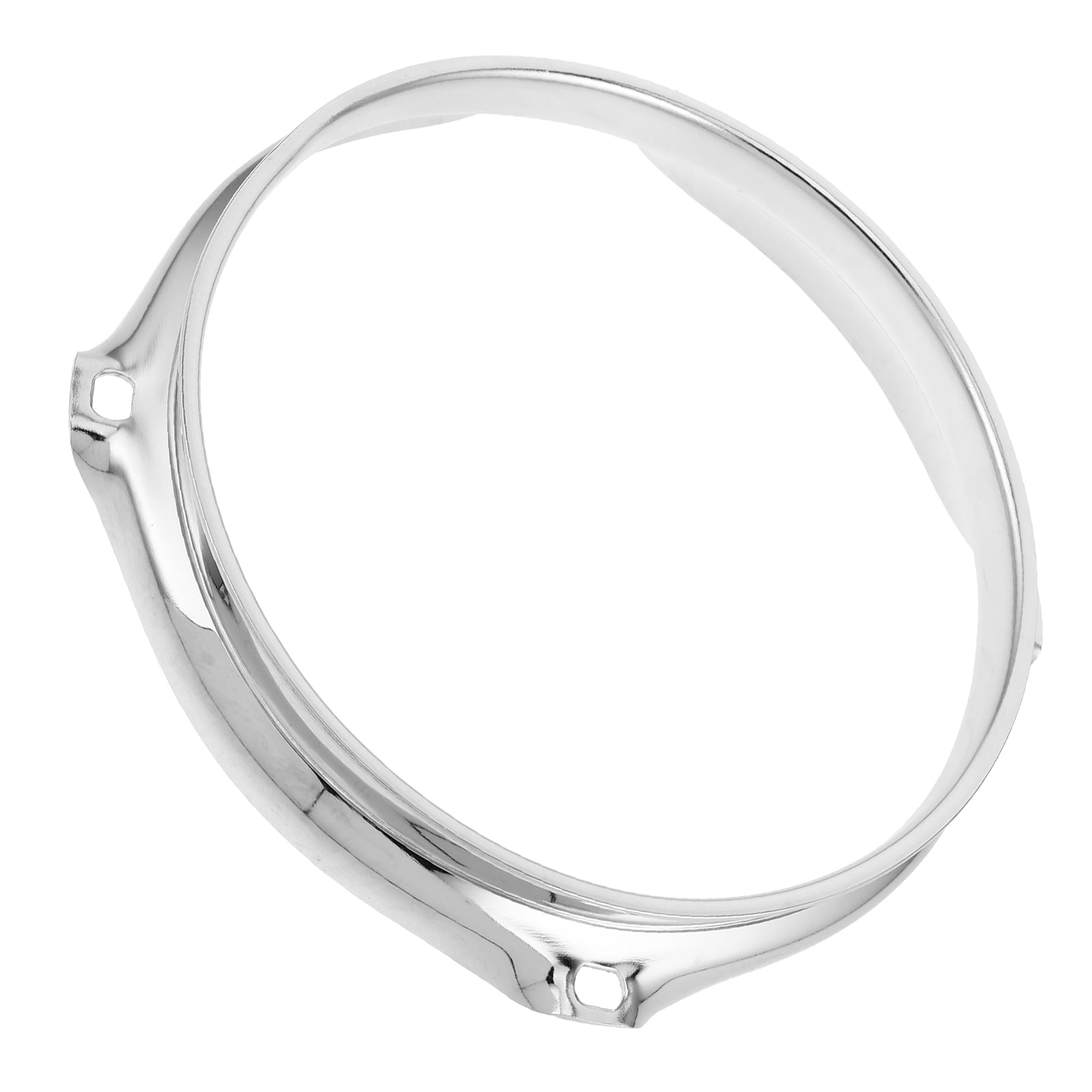 GOOHOCHY Silver Drum Hoop Clamp 4 Hole Bass Drum Hoop Guard Metal Drum ...