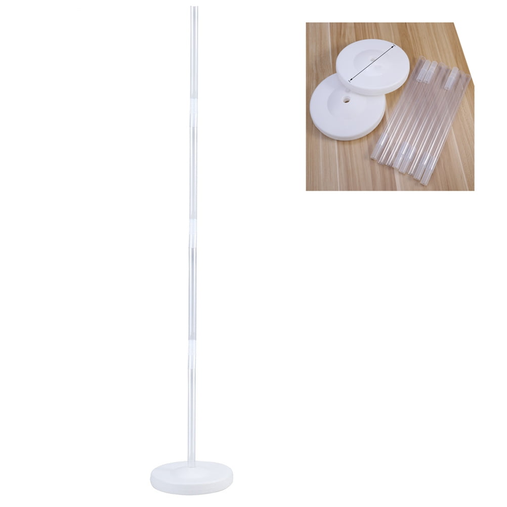 GOOHOCHY Silver Plastic Arch Stand Kit for Decoration Water Fillable ...