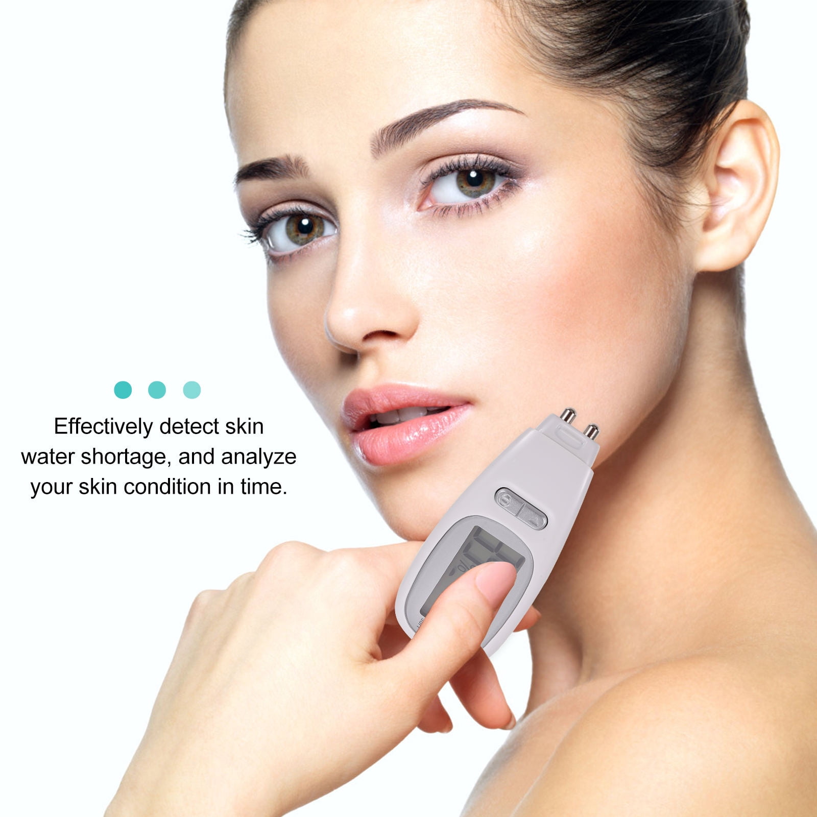 GOOHOCHY Skin Analysis Device Moisture Detector Oil and Water Tester ...