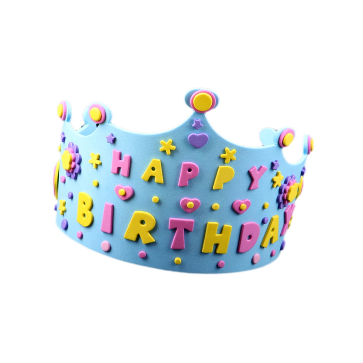 FUTUREORYY Birthday Cap EVA Sky-Blue for Kids King Crowns Hats ...