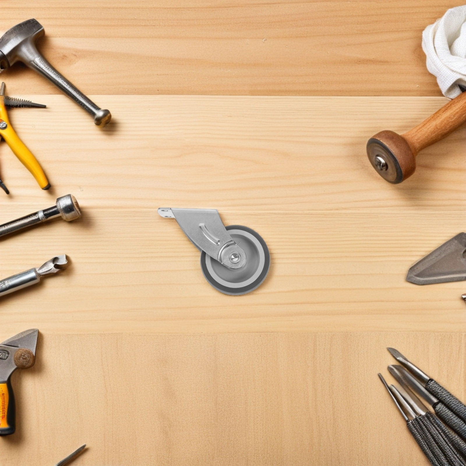 GOOHOCHY Sliding Door Bottom Guide Roller Anti-Sag Heavy Duty Support ...