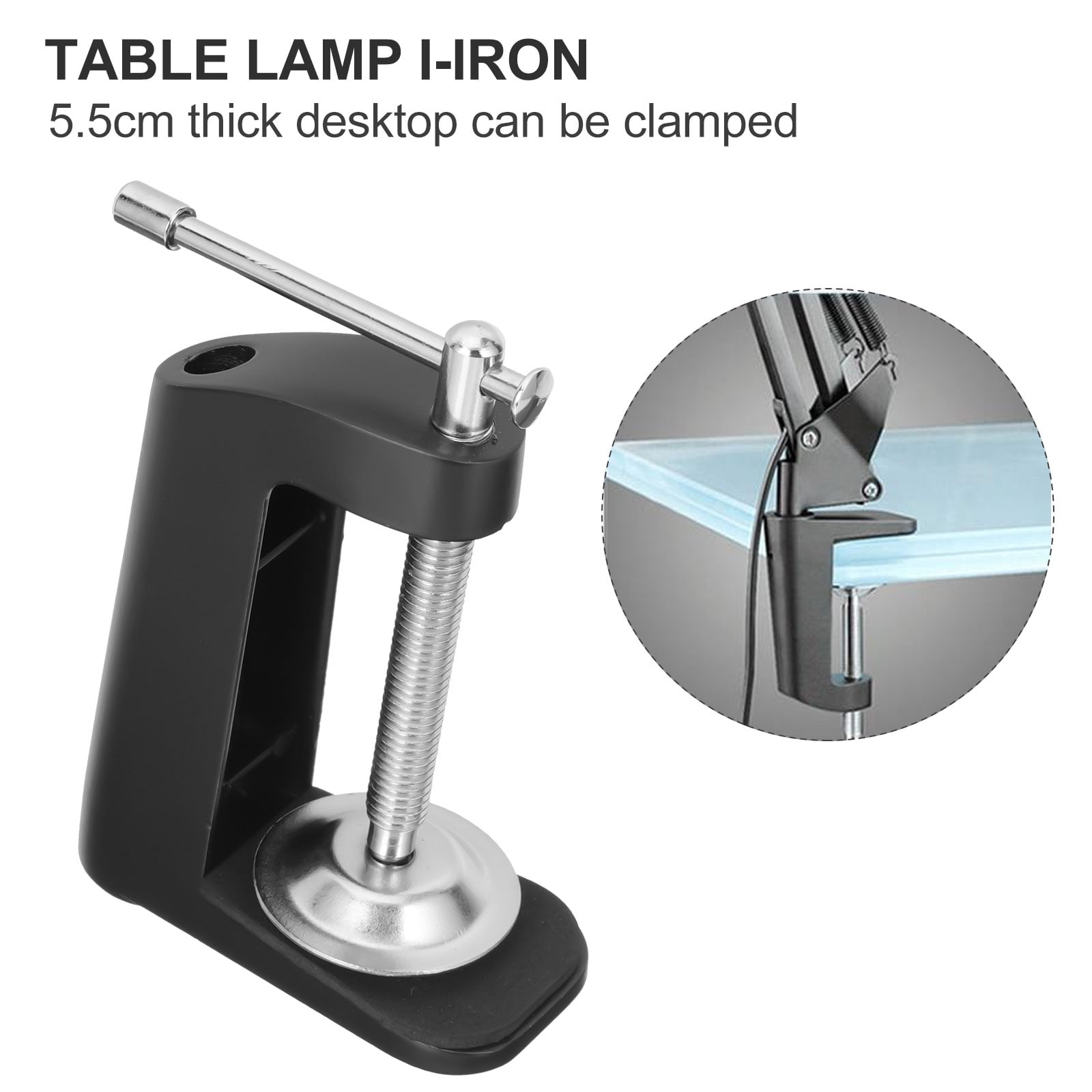 GOOHOCHY Small C Clamp Table Mount Clamp Adjustable Desk Cantilever ...