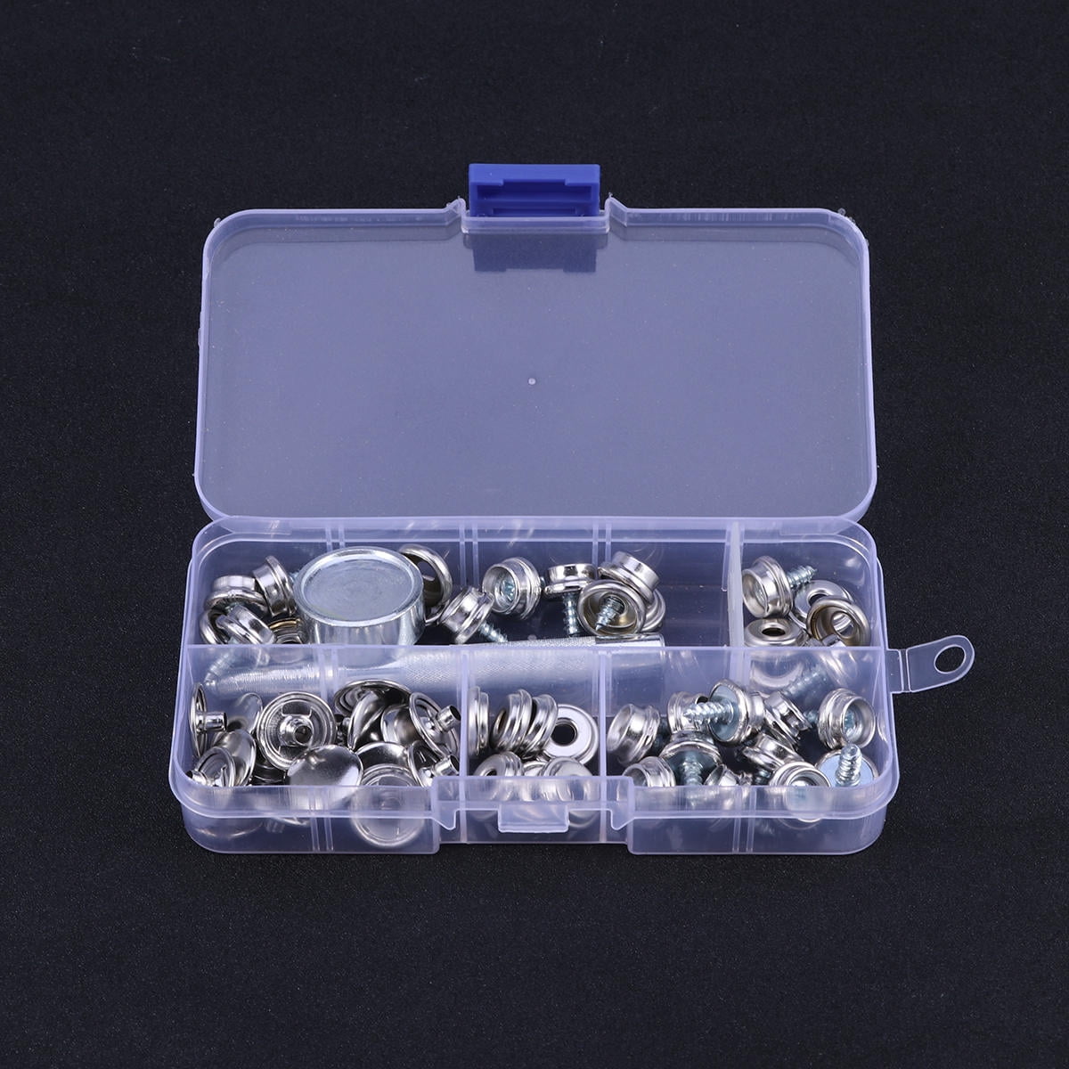 GOOHOCHY Snaps Fastener Screw Snaps Heavy Duty Metal Snaps Button Kit ...