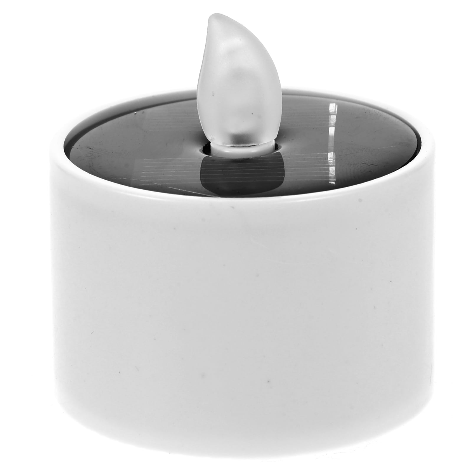 TABLZONE Solar-Powered LED Tealight with Yellow Flicker Effect for ...
