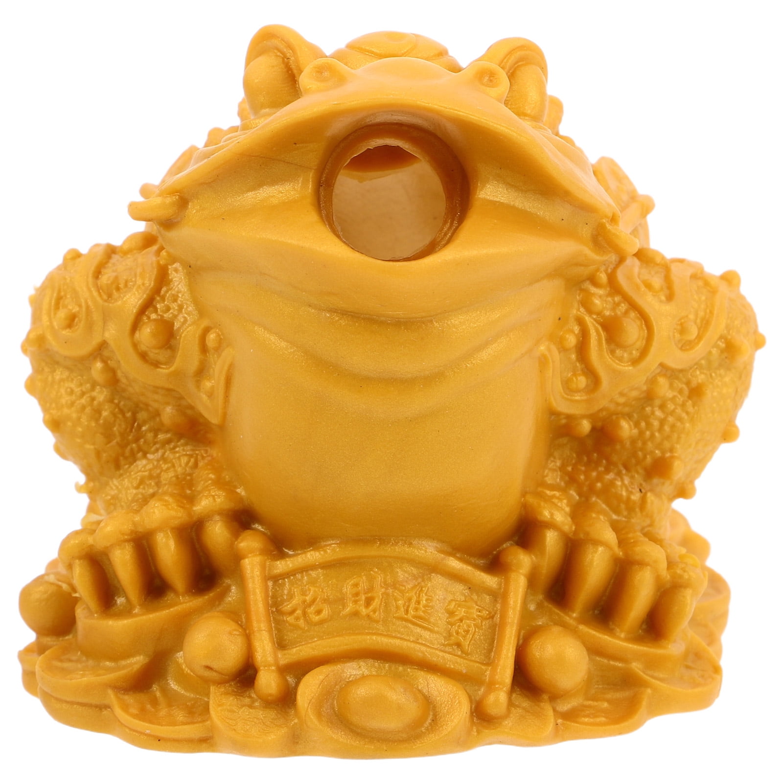 GOOHOCHY Spitting Frog Lucky Money Toad Water Fountain Spout For Home ...