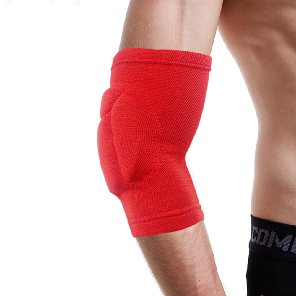 GOOHOCHY Sports Compression Sleeve Elbow Brace Arm Pads Women Man Red ...
