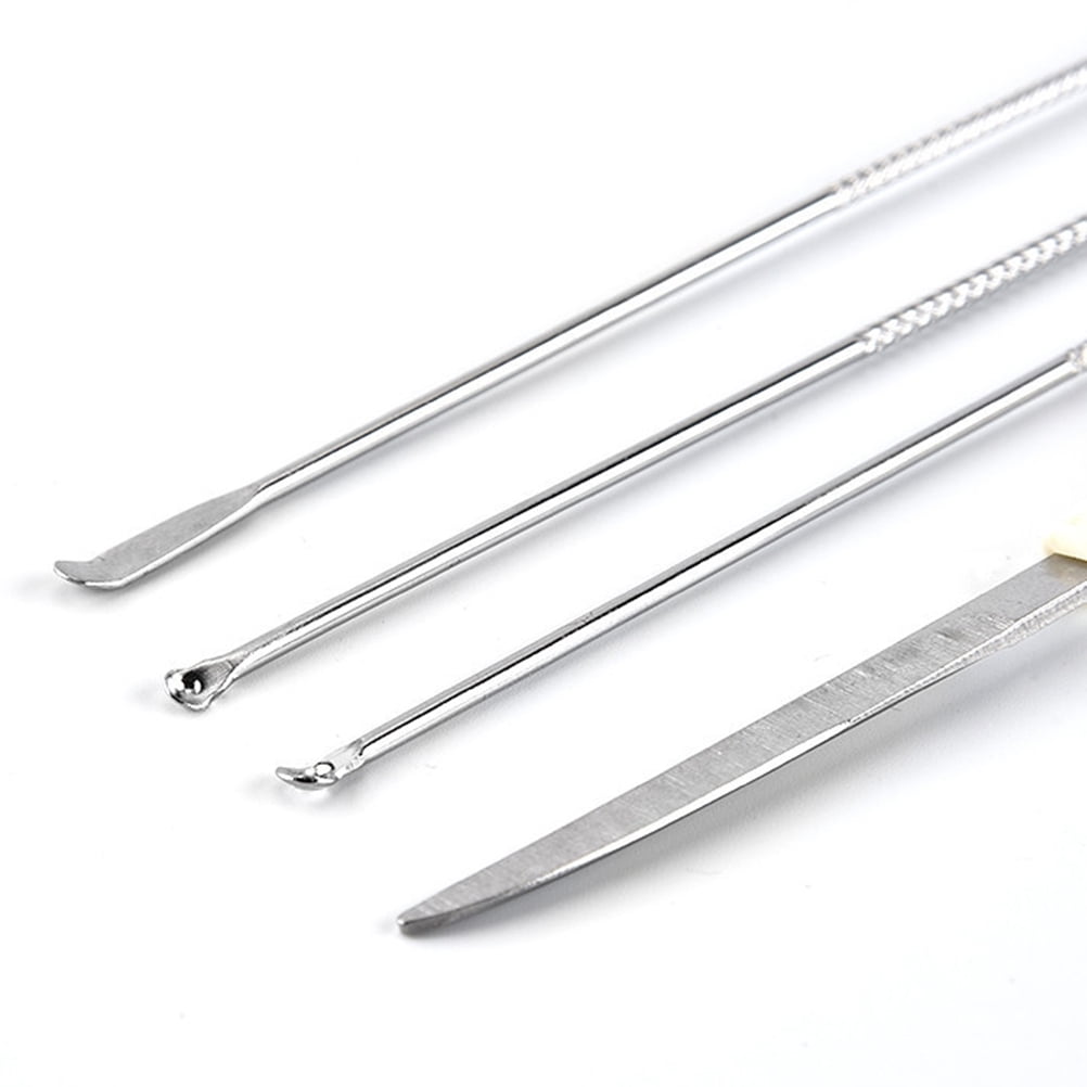GOOHOCHY ear set Ear Spoon Stainless Steel Earwax Removal Home Use 1 ...
