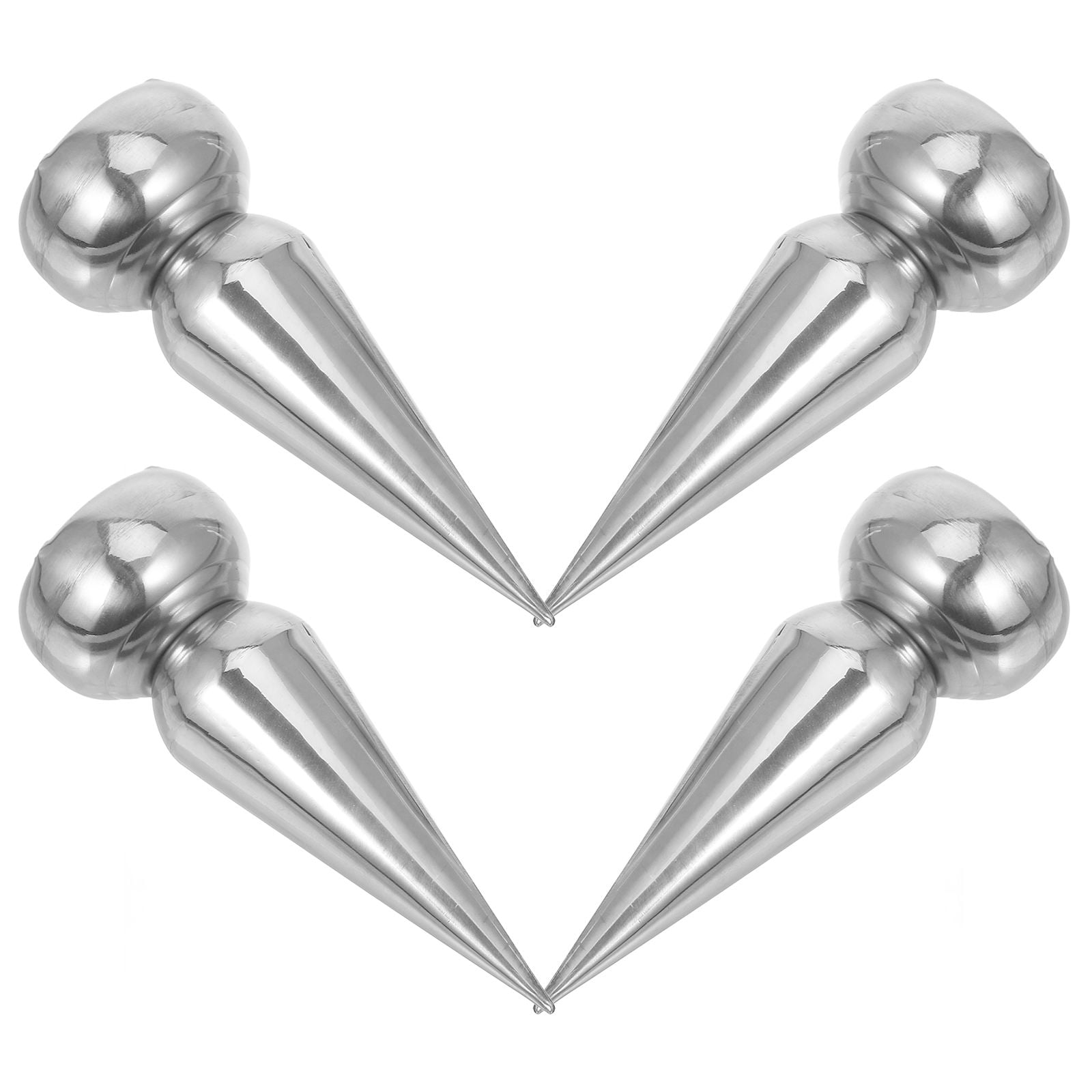 GOOHOCHY Stainless Steel Fence Finials with Elegant Conical Design for ...