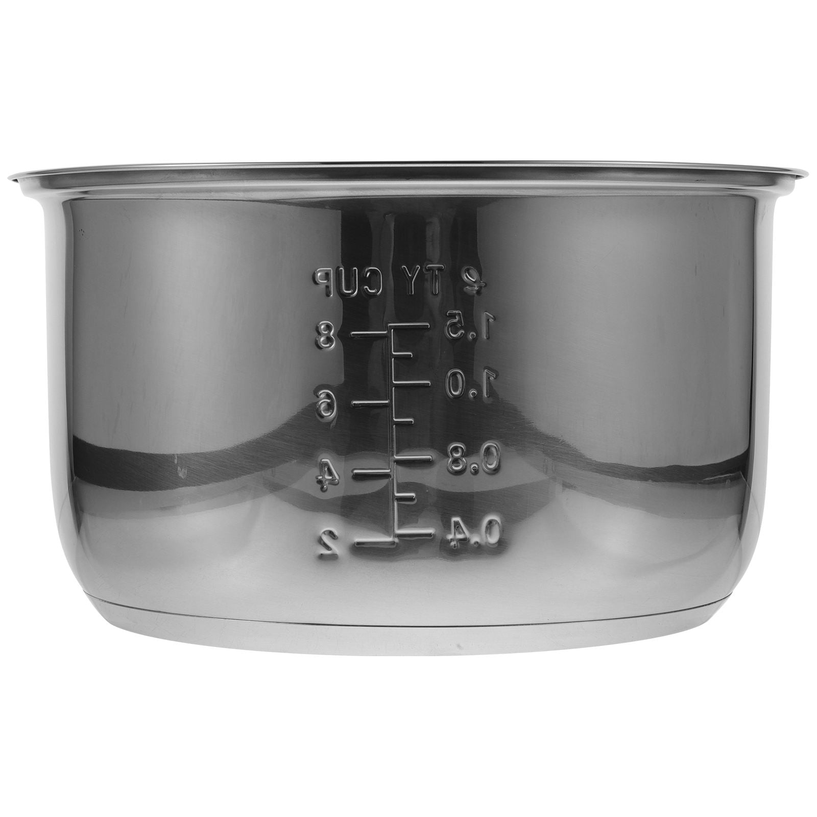 GOOHOCHY Stainless Steel Rice Cooker Replacement Pot Silver Nonstick ...