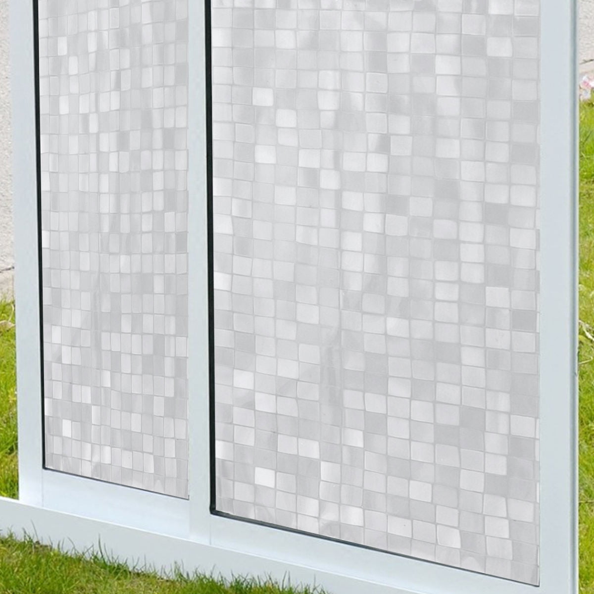 GOOHOCHY Static Cling Frosted PVC Window Glass Sticker Transparent ...