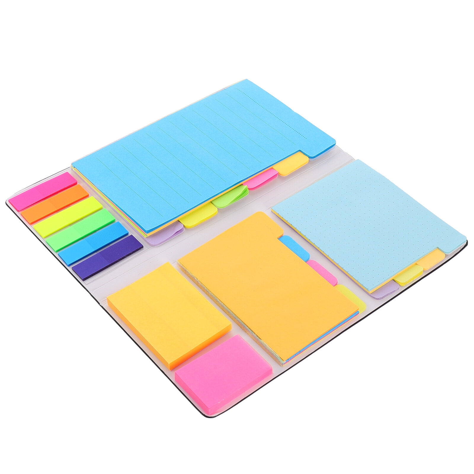 GOOHOCHY Sticky Lined Notebook Reminder Notes Memo Paper Office Student ...