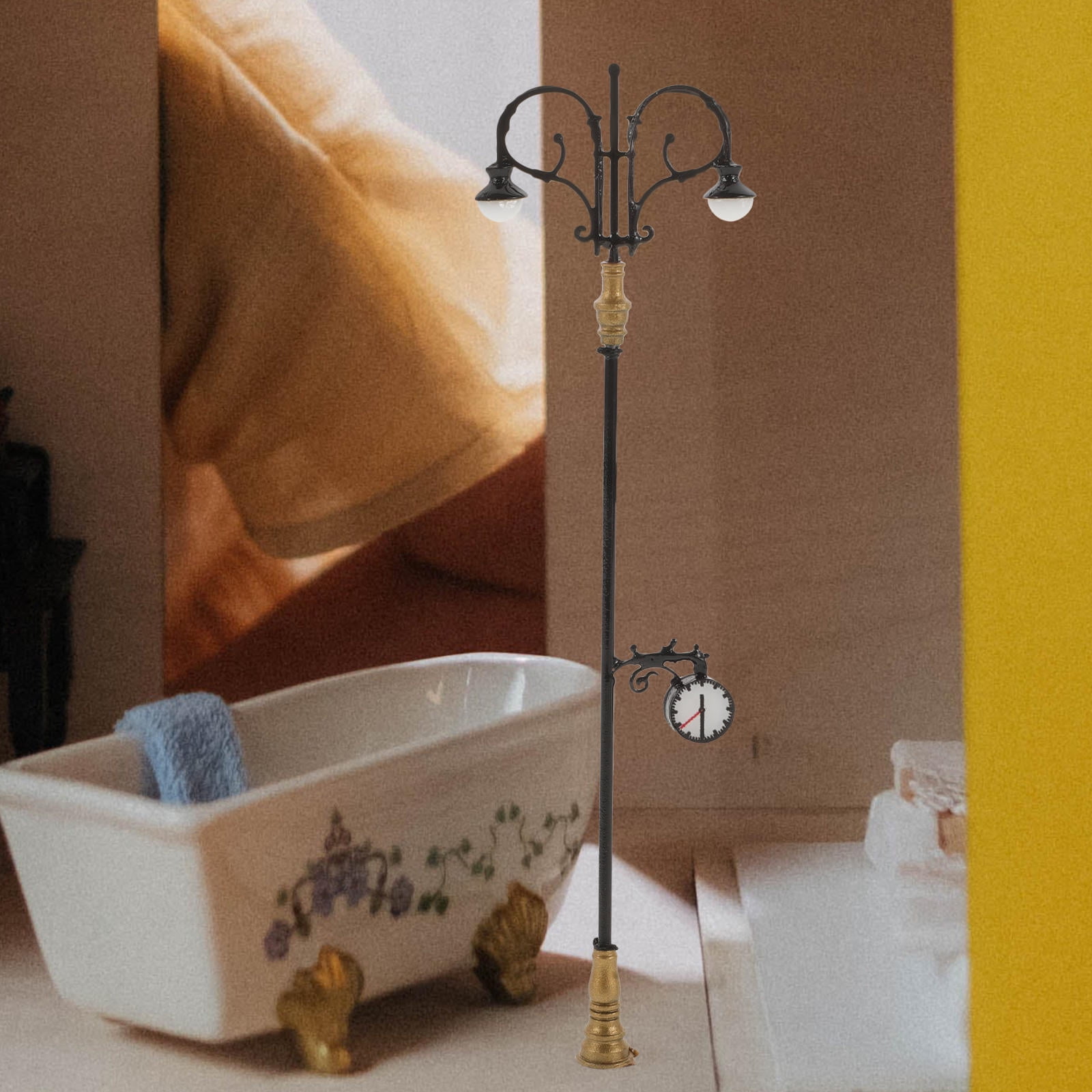 GOOHOCHY Street Light Model Miniature Street Light Mini Street Lamp ...