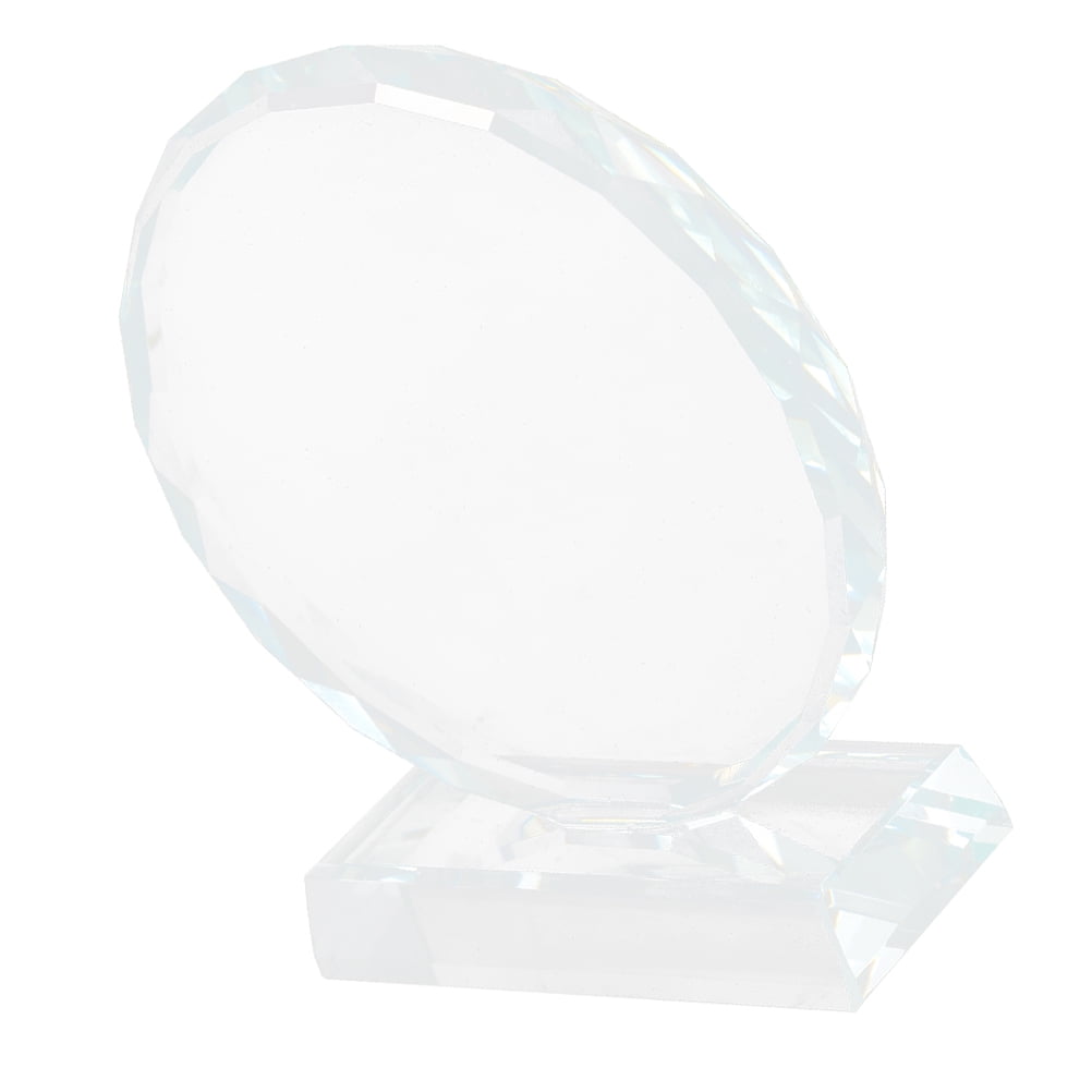 GOOHOCHY Sublimation Blanks Crystal Award Trophy Diy Photo Frame ...