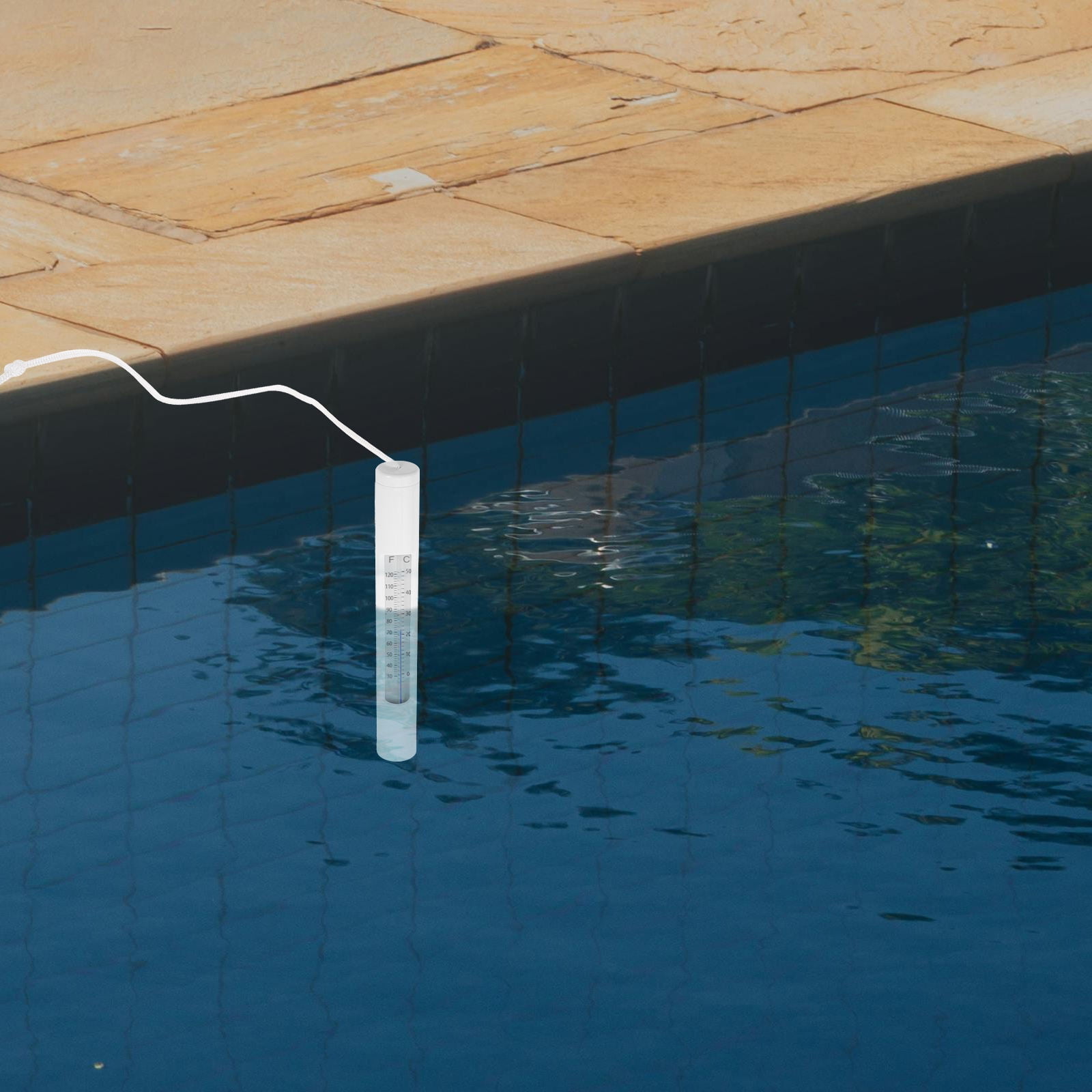 GOOHOCHY Swimming Pools Thermometer Large Sinking Thermometer With ...