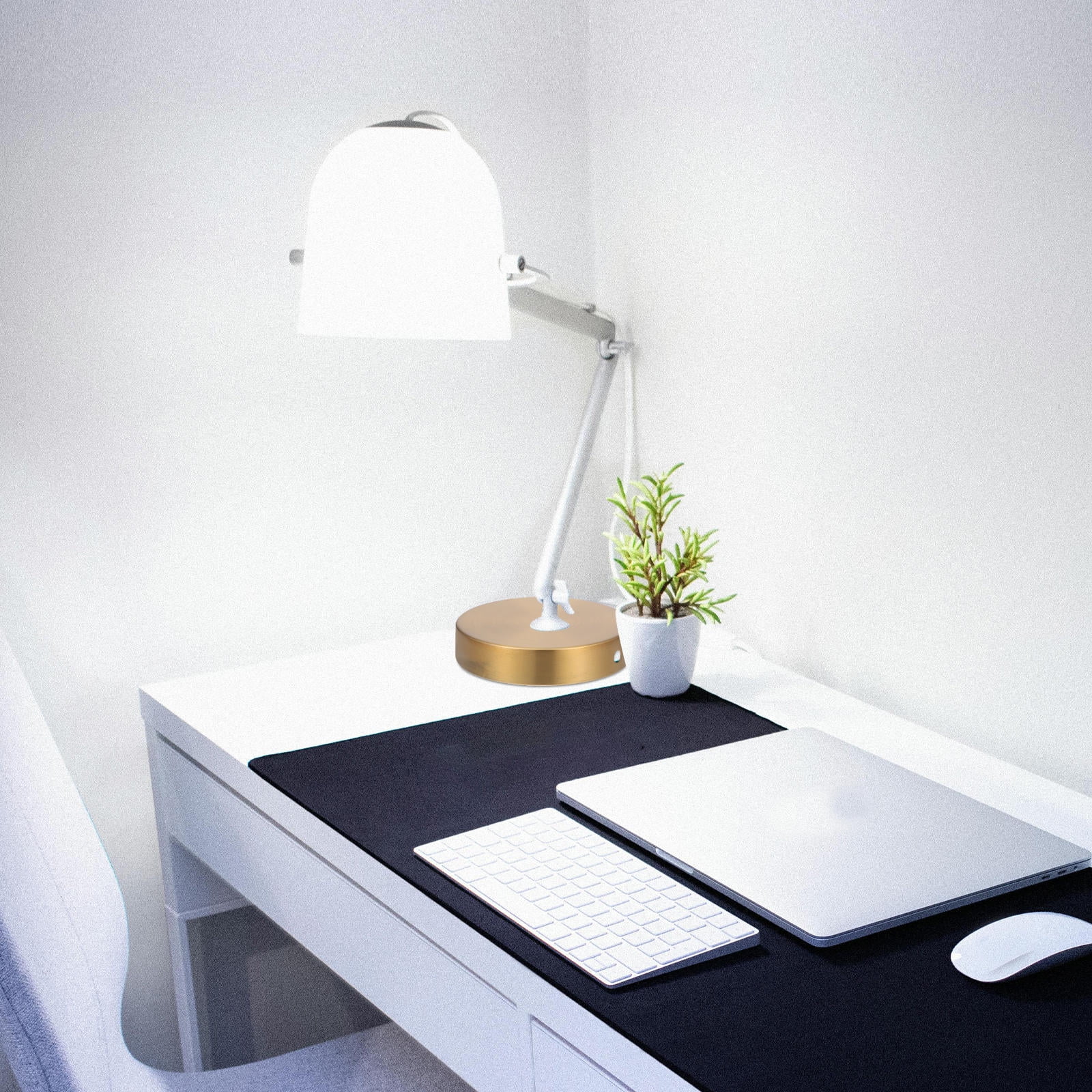 GOOHOCHY Table Lamp Base Iron Round Table Lamp Base Diy Solid Metal ...