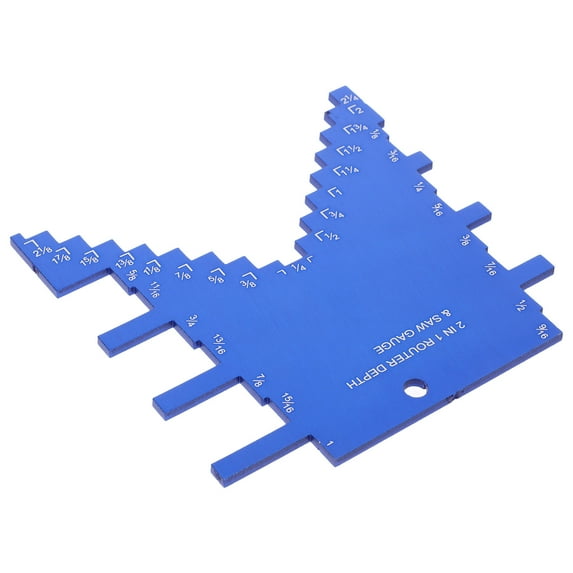 GOOHOCHY Table Saw Depth Gauge Feeler Gauge Carpentry Gauges Work 11 ...