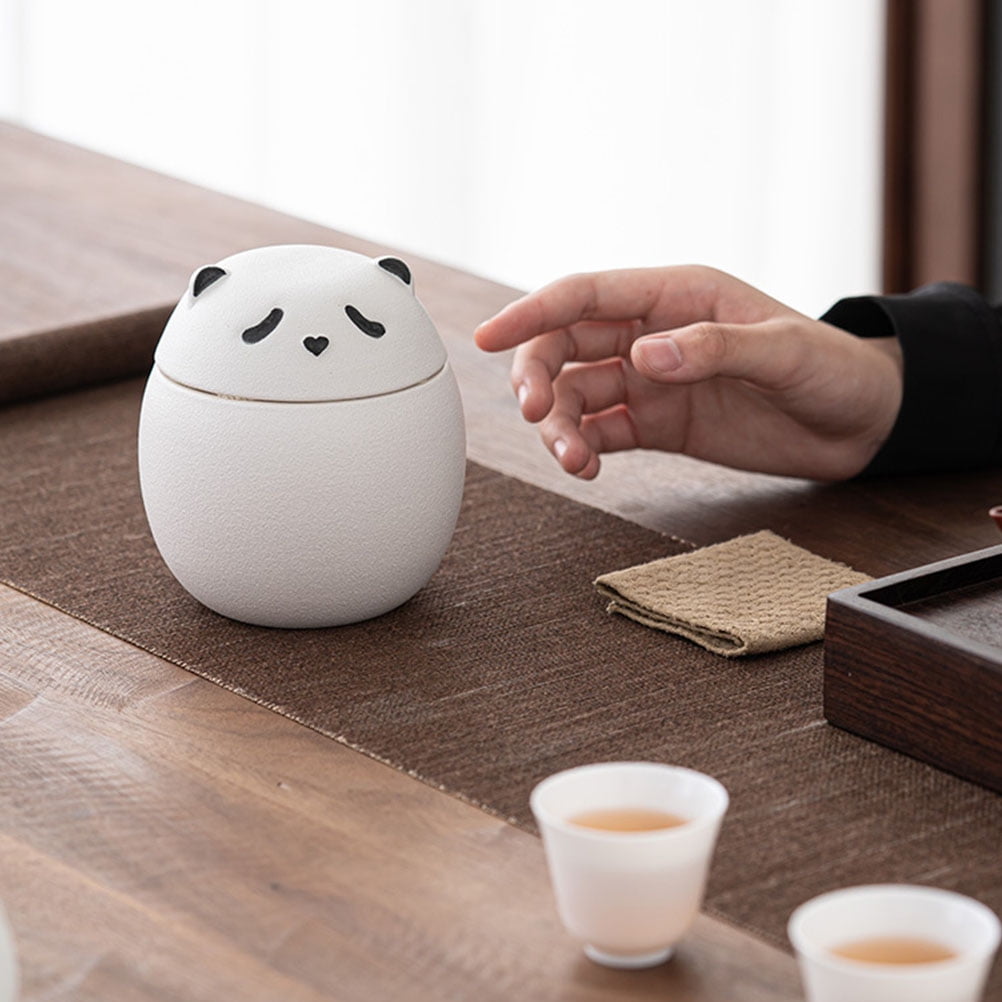 GOOHOCHY Tea Storage Canister Containers with Lids Pandas - Walmart.com