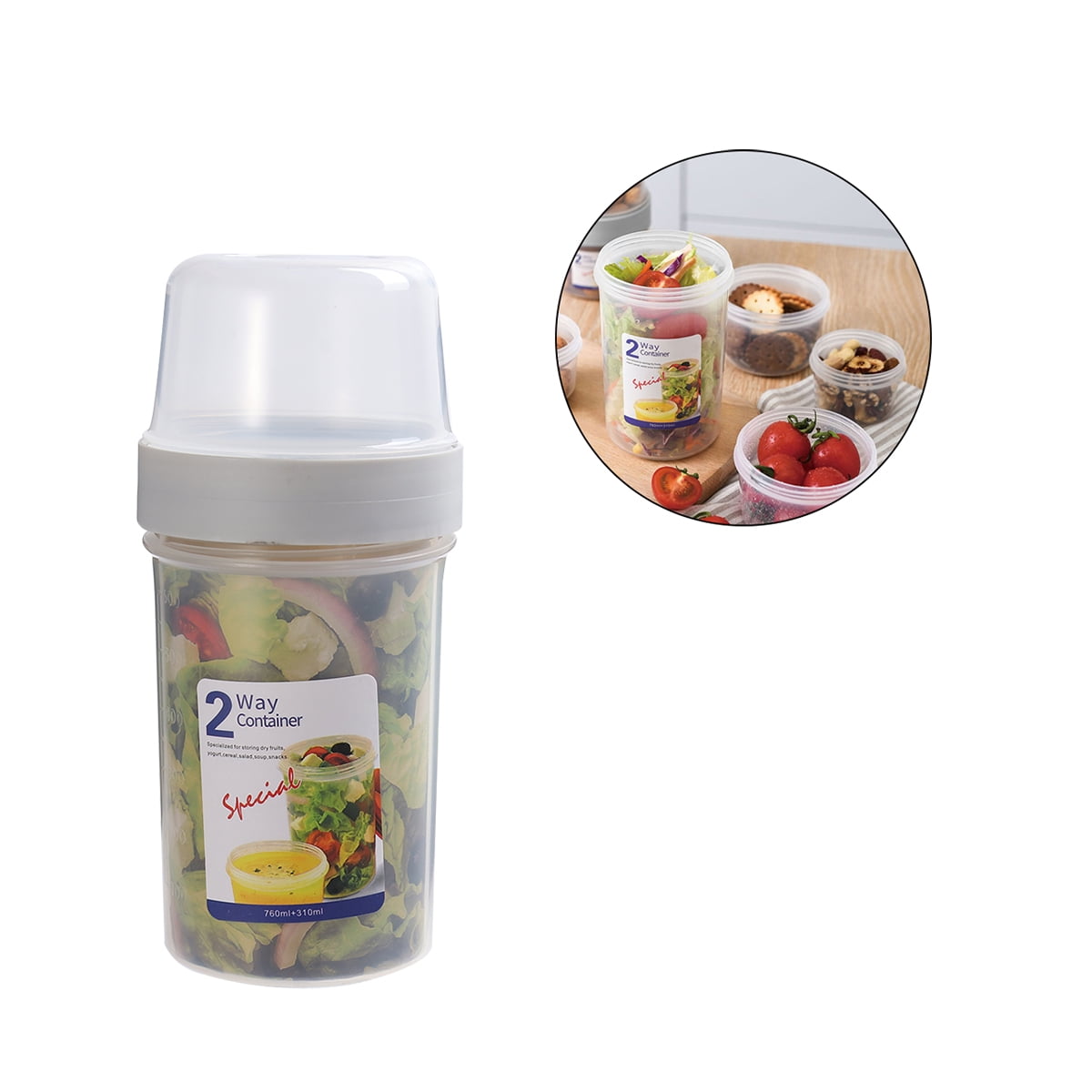 GOOHOCHY Thermal Lunch Box with Air Vent and Side Clasp for Insulation ...
