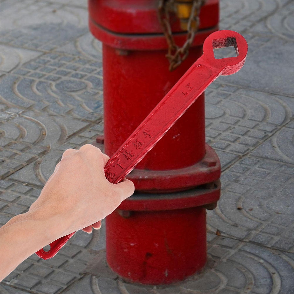 GOOHOCHY Thickened Cast Steel Fire Hydrant Wrench Adjustable Hydrant ...
