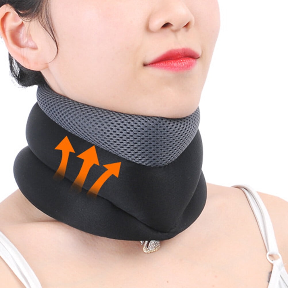 GOOHOCHY Three Layers Cervical Apparatus Comfortable Neck Guard ...
