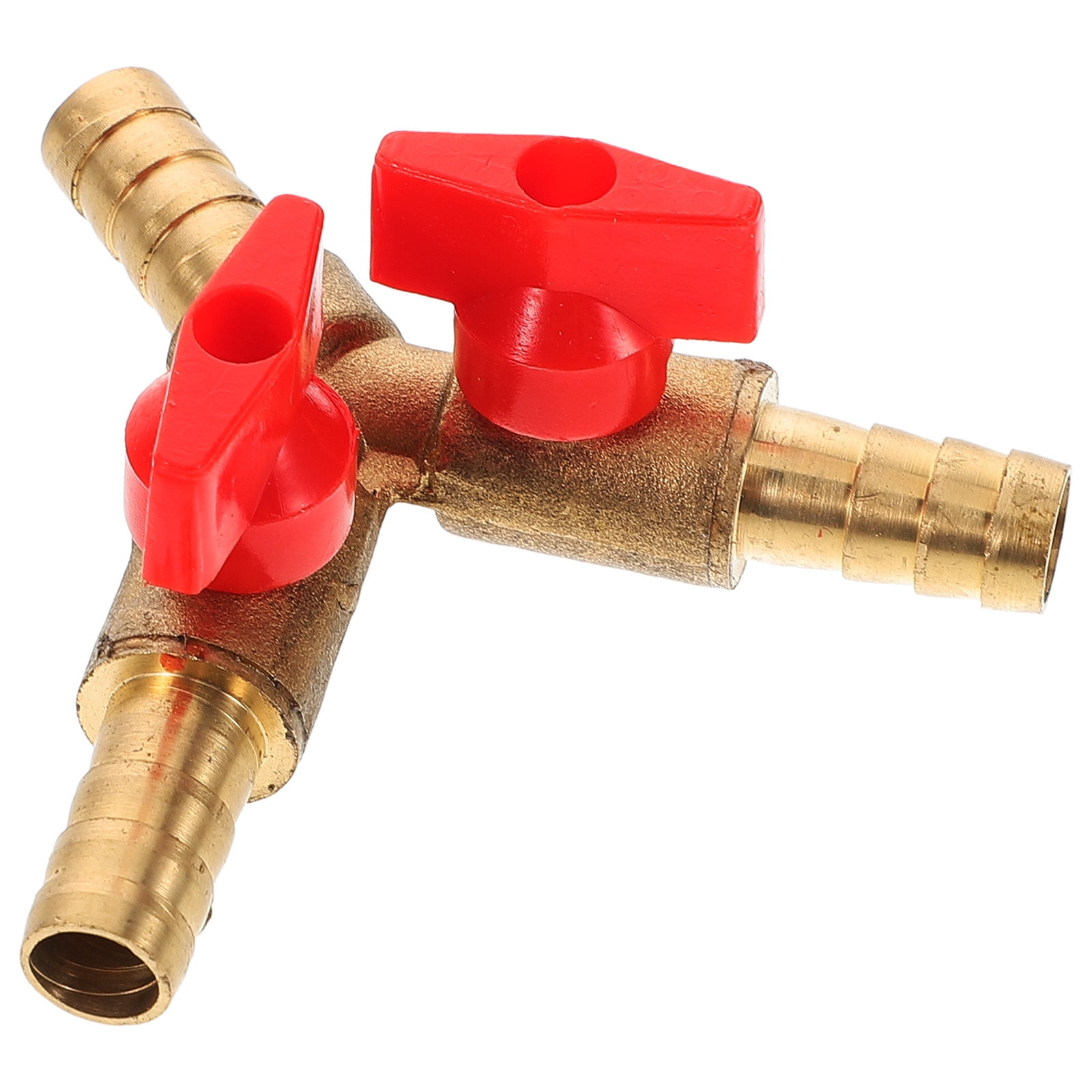 GOOHOCHY Three-way Valve Gas Fittings 3-Way Shut off Clamp Hose Pipe ...