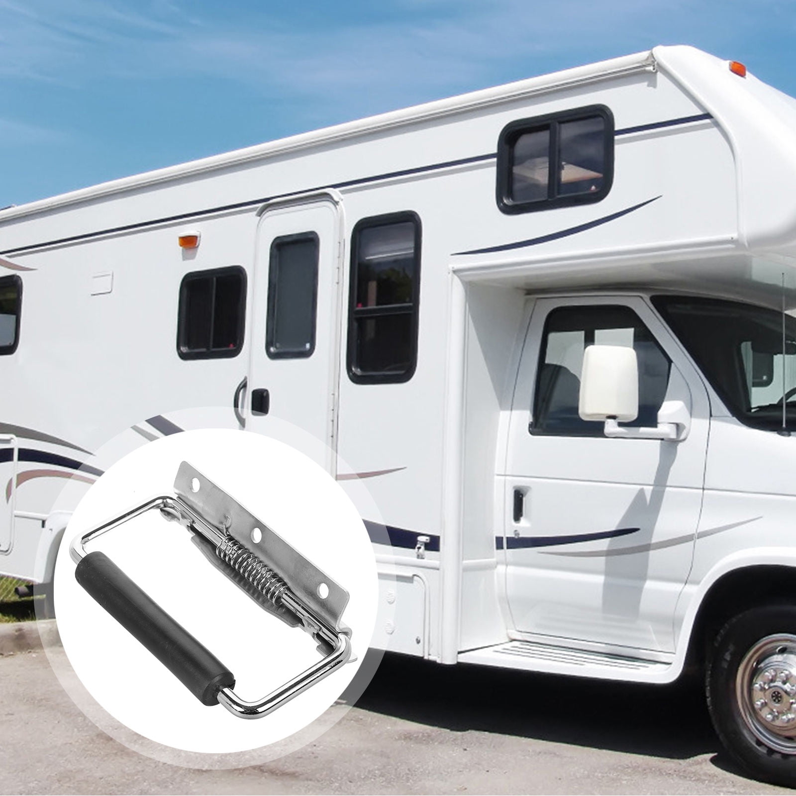 GOOHOCHY Tool Box Handle Replacement Spring Loaded Hardware Handles ...