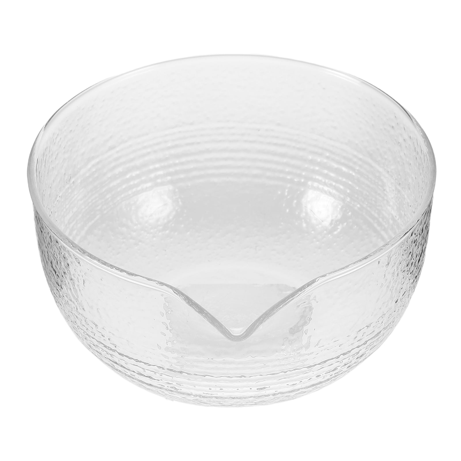 GOOHOCHY Traditional Japanese Matcha Bowl With Spout Transparent Glass ...