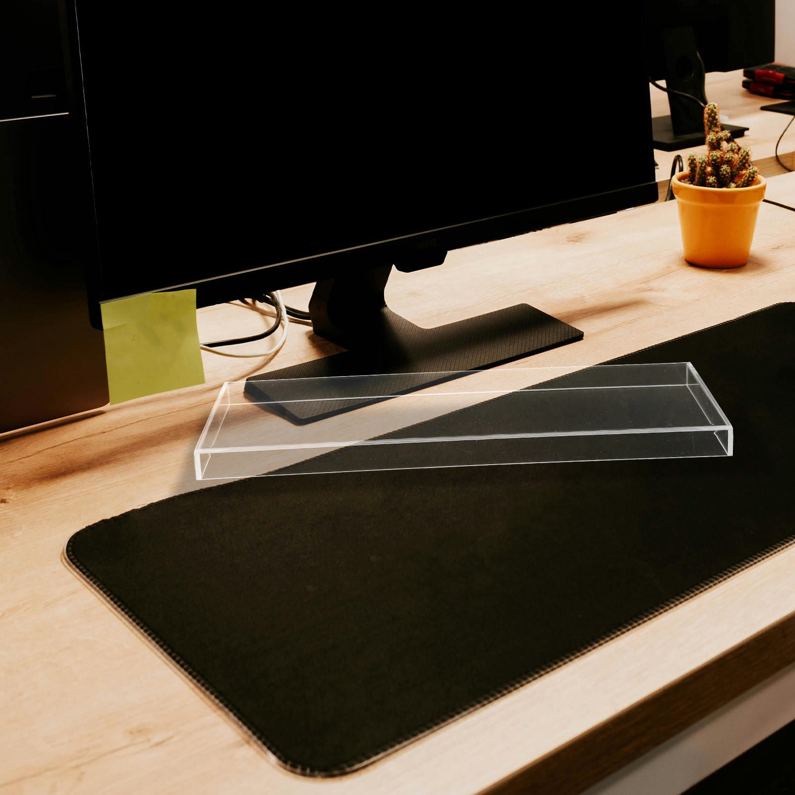 GOOHOCHY Transparent Acrylic Keyboard Protector For Desktop Universal ...