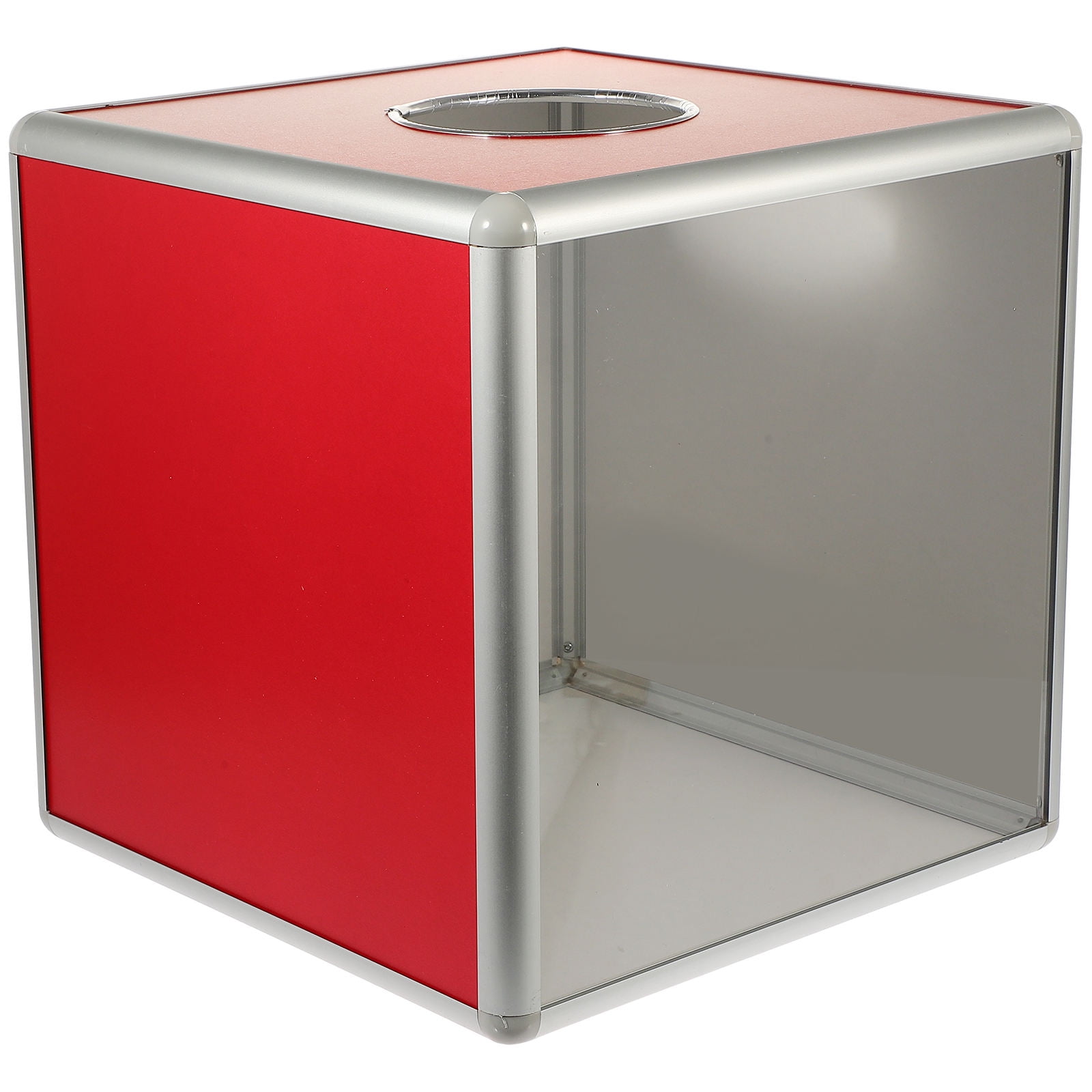 GOOHOCHY Transparent Donation Box for Fundraising Made of Aluminum ...