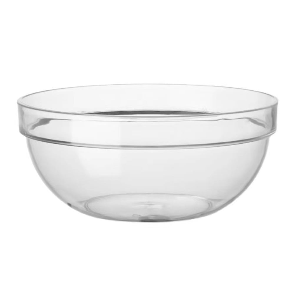 GOOHOCHY Bowls for Kitchen Transparent PC 1Pcs 7.9X7.9X3.3In For Dining ...