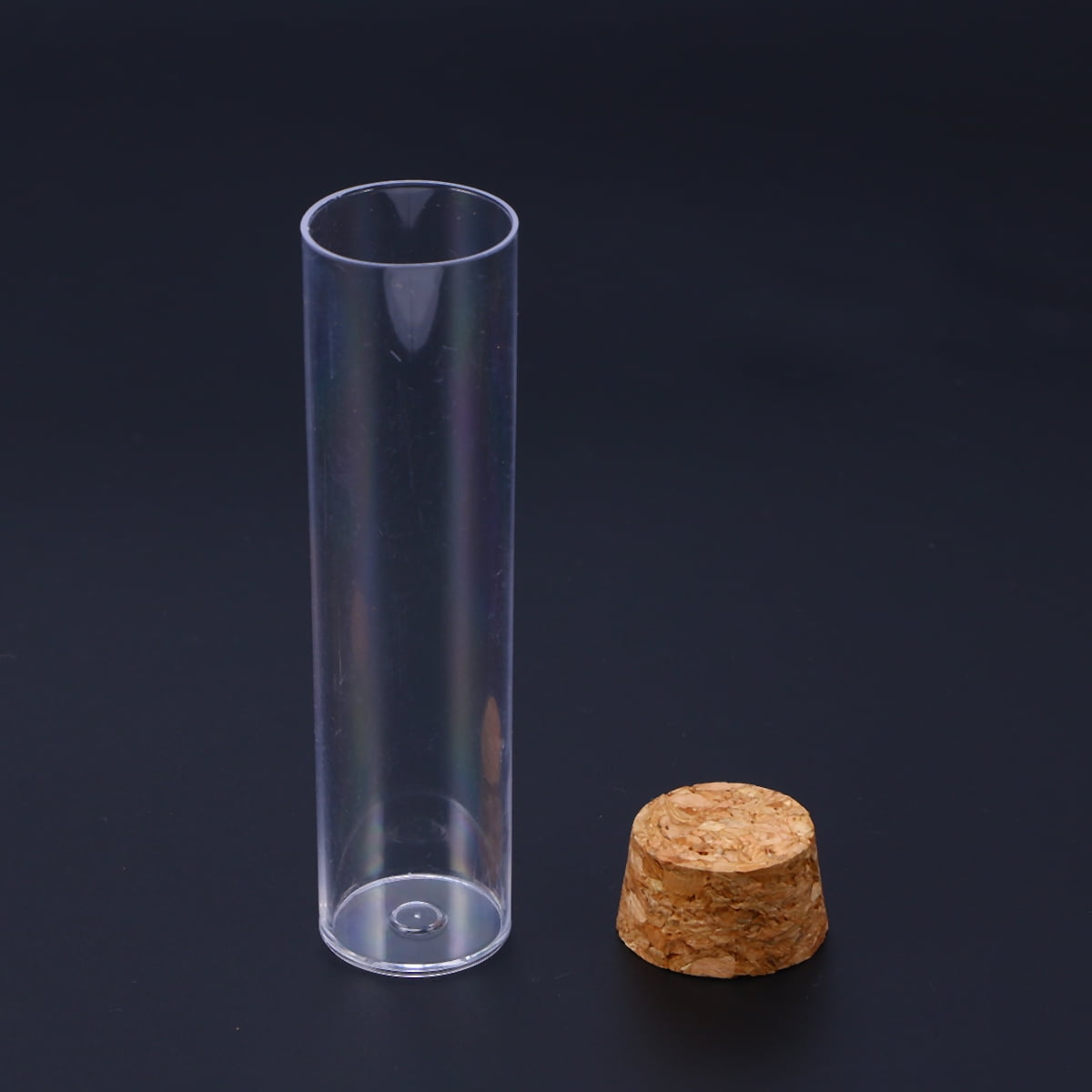 FUTUREORYY Laboratory Test Tubes Transparent Hard Plastic 10Pcs 3 ...