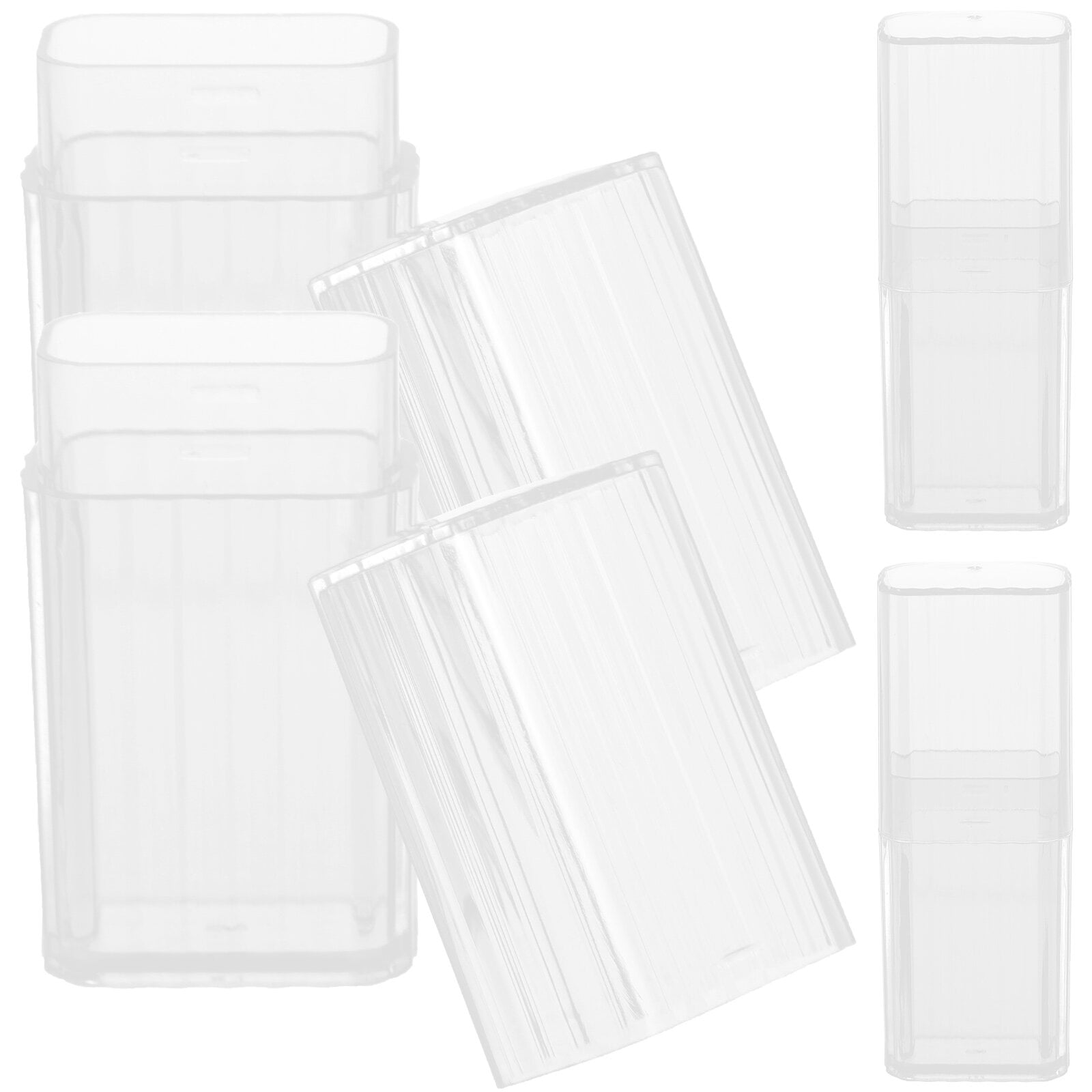 GOOHOCHY Transparent Plastic Toothpick Holder for Home Small Portable ...