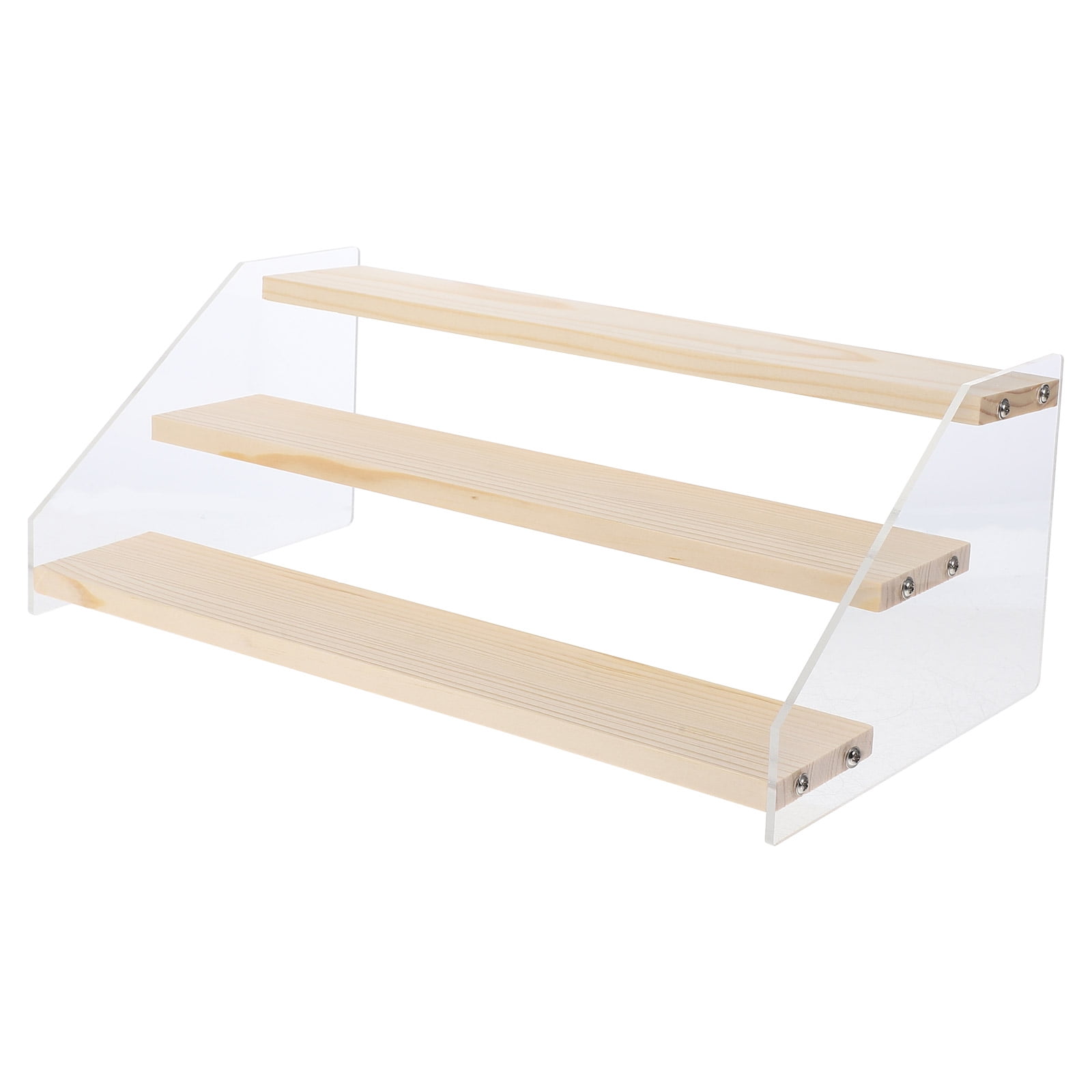 GOOHOCHY Transparent Stepped Display Shelf For Dolls And Collectible ...