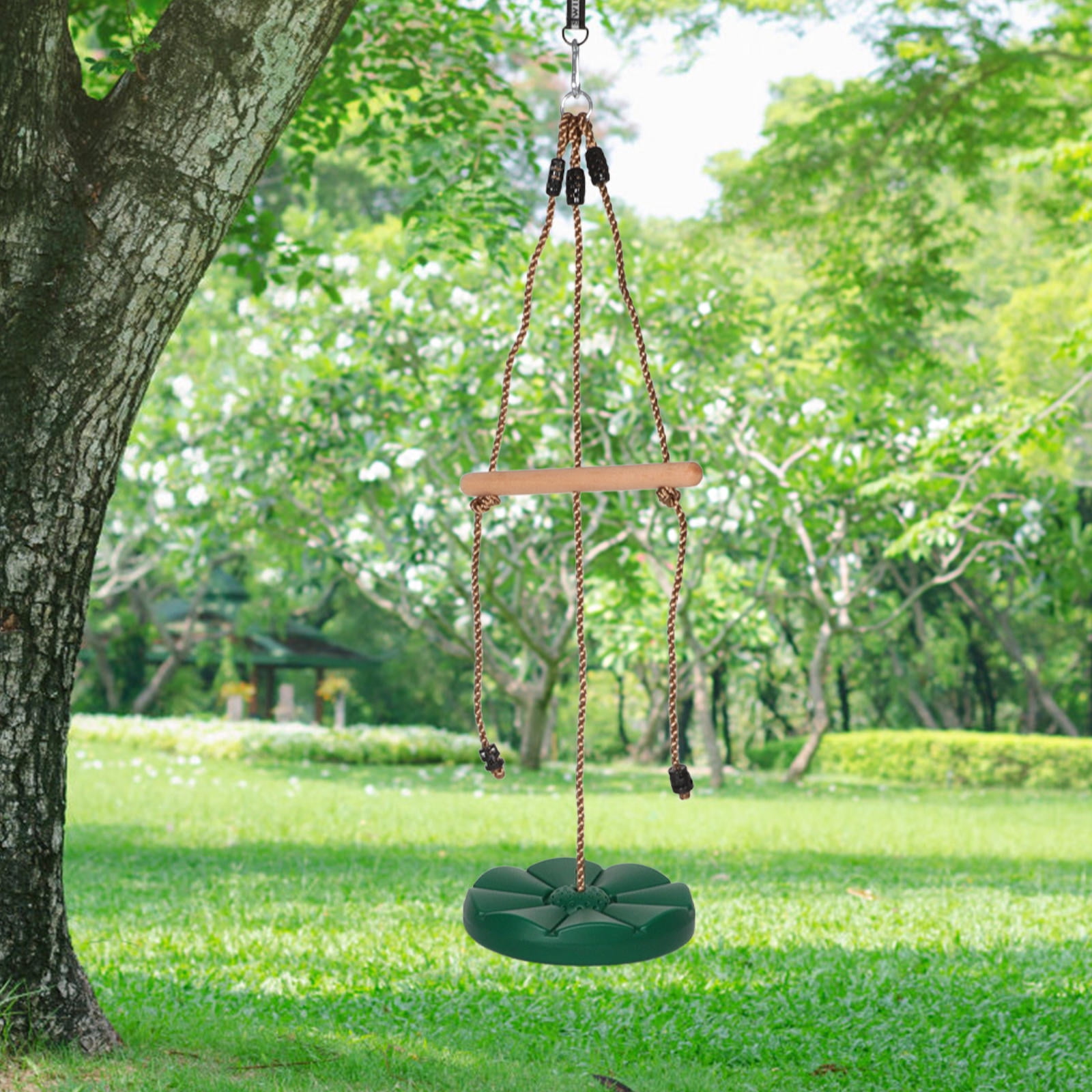 GOOHOCHY Tree Swing Disc Outdoor Swing Hanging Swing Backyard ...