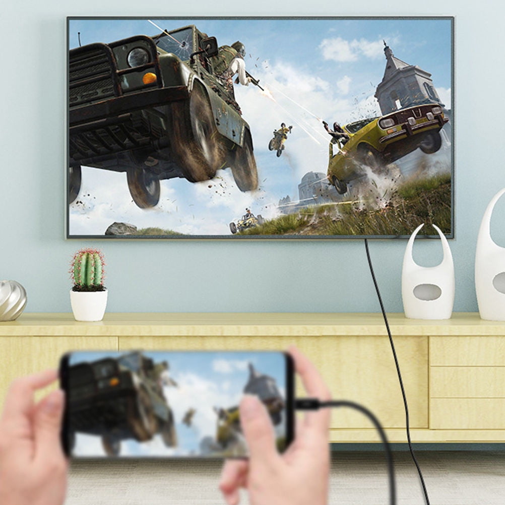 GOOHOCHY Type-C to DP patch Cord 4K Adapter Connector TV Connecting ...