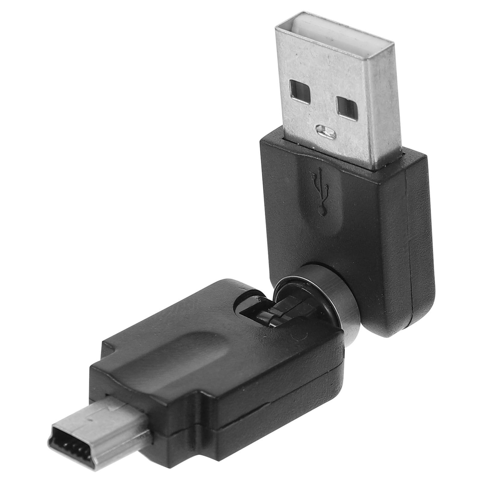 GOOHOCHY USB Adapter Mini USB Male To USB 5pin Converter Extender For ...