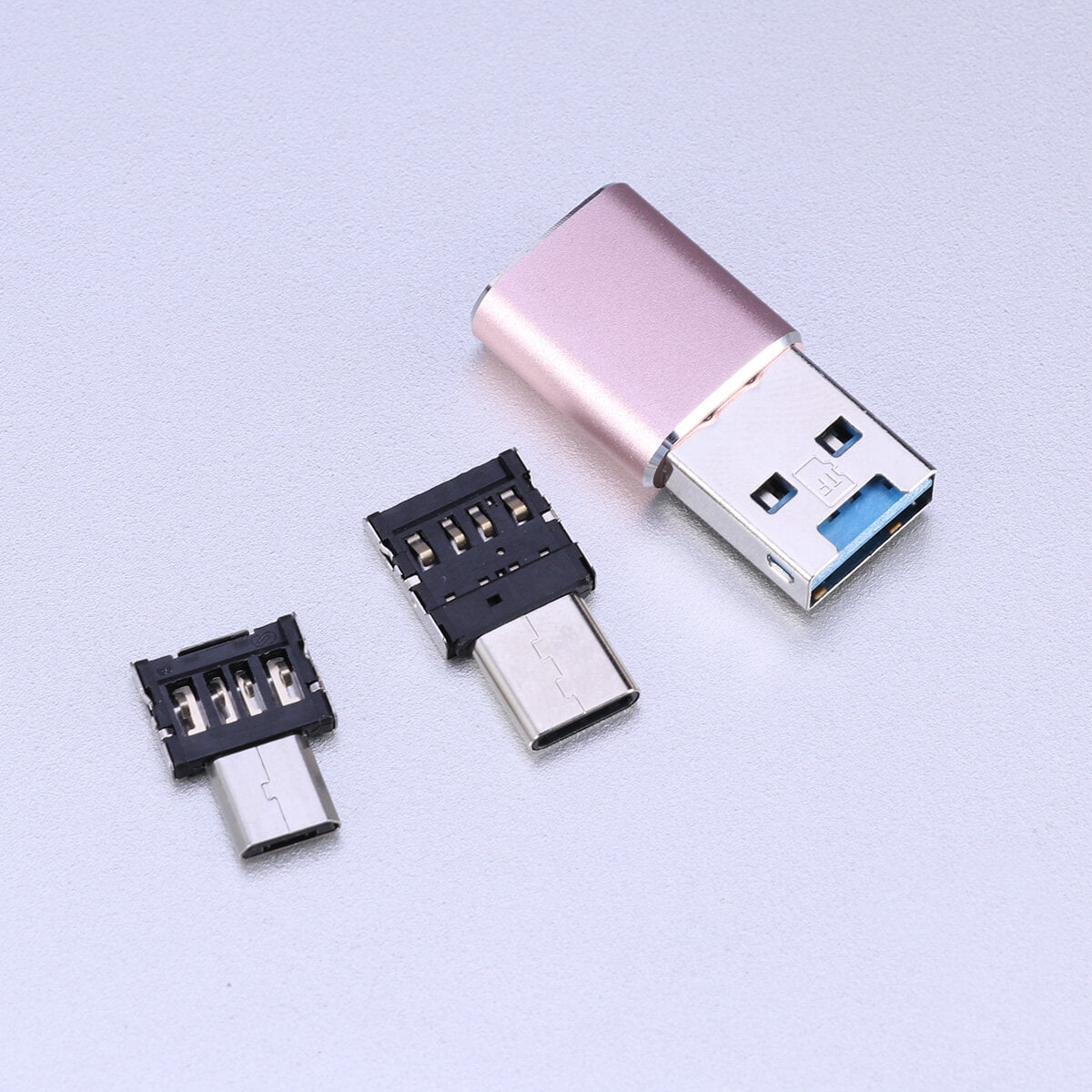 GOOHOCHY USB OTG Adapter for Phones and Tablets with Reversible ...