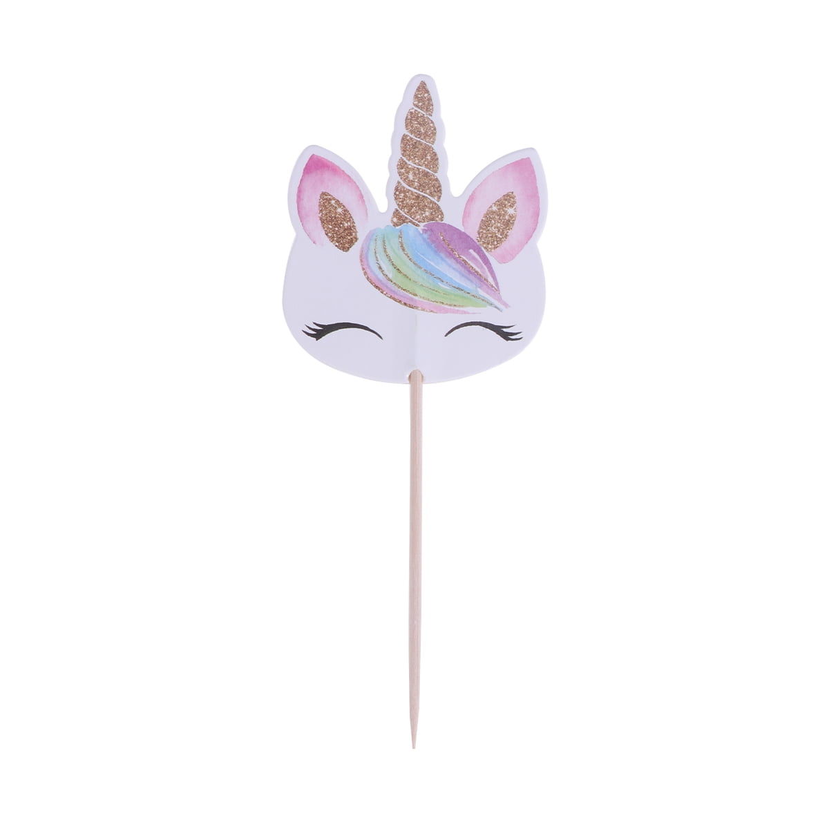 GOOHOCHY Unicorn Cake Toppers Picks for Kids Birthday Party Decorations ...