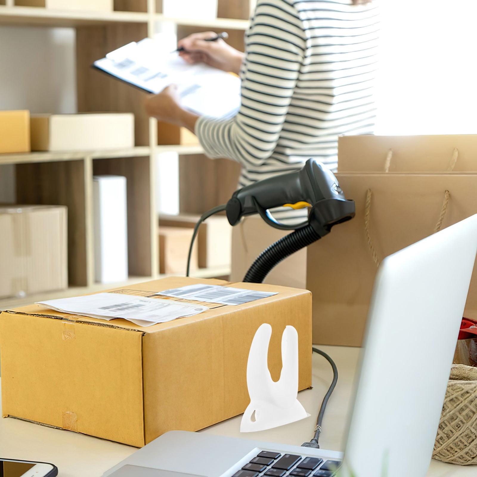 GOOHOCHY Universal Barcode Scanner Stand Barcode Scanning Bar Code ...